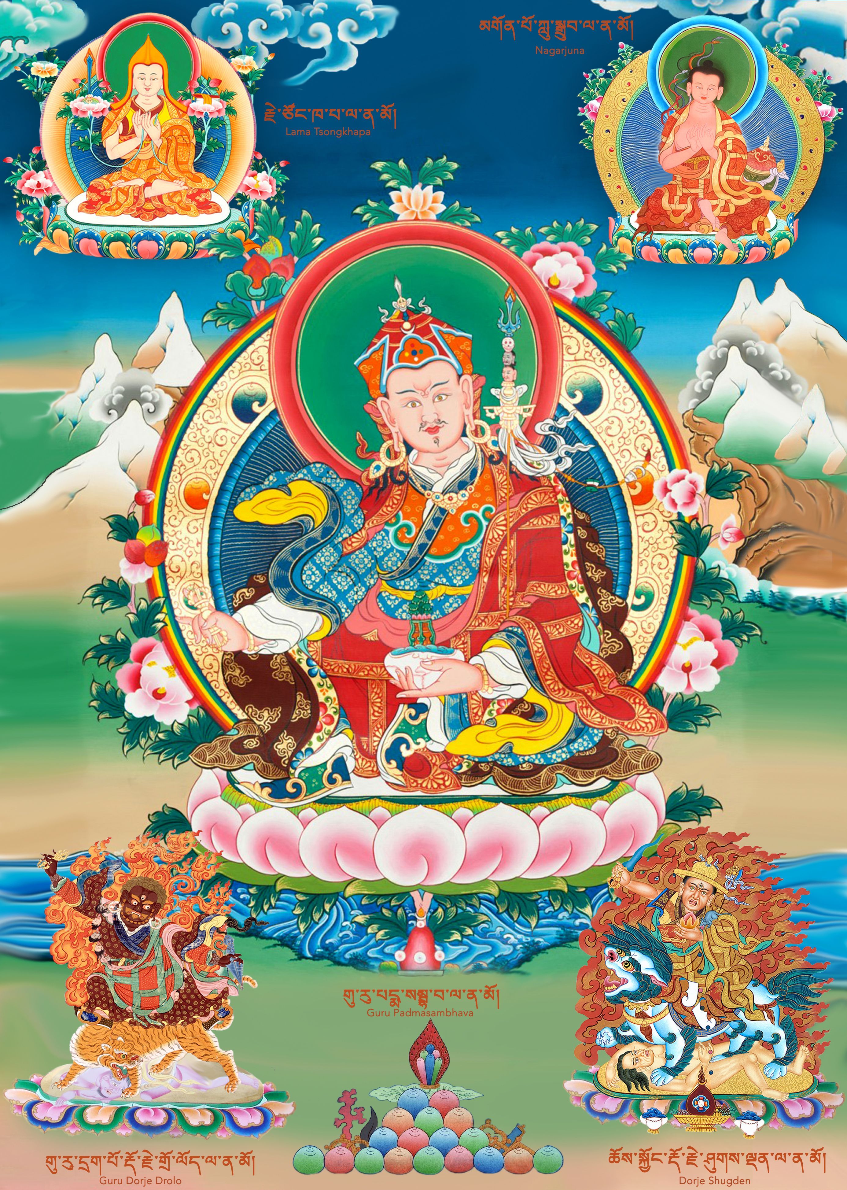 Guru Rinpoche Wallpapers - Top Free Guru Rinpoche Backgrounds ...