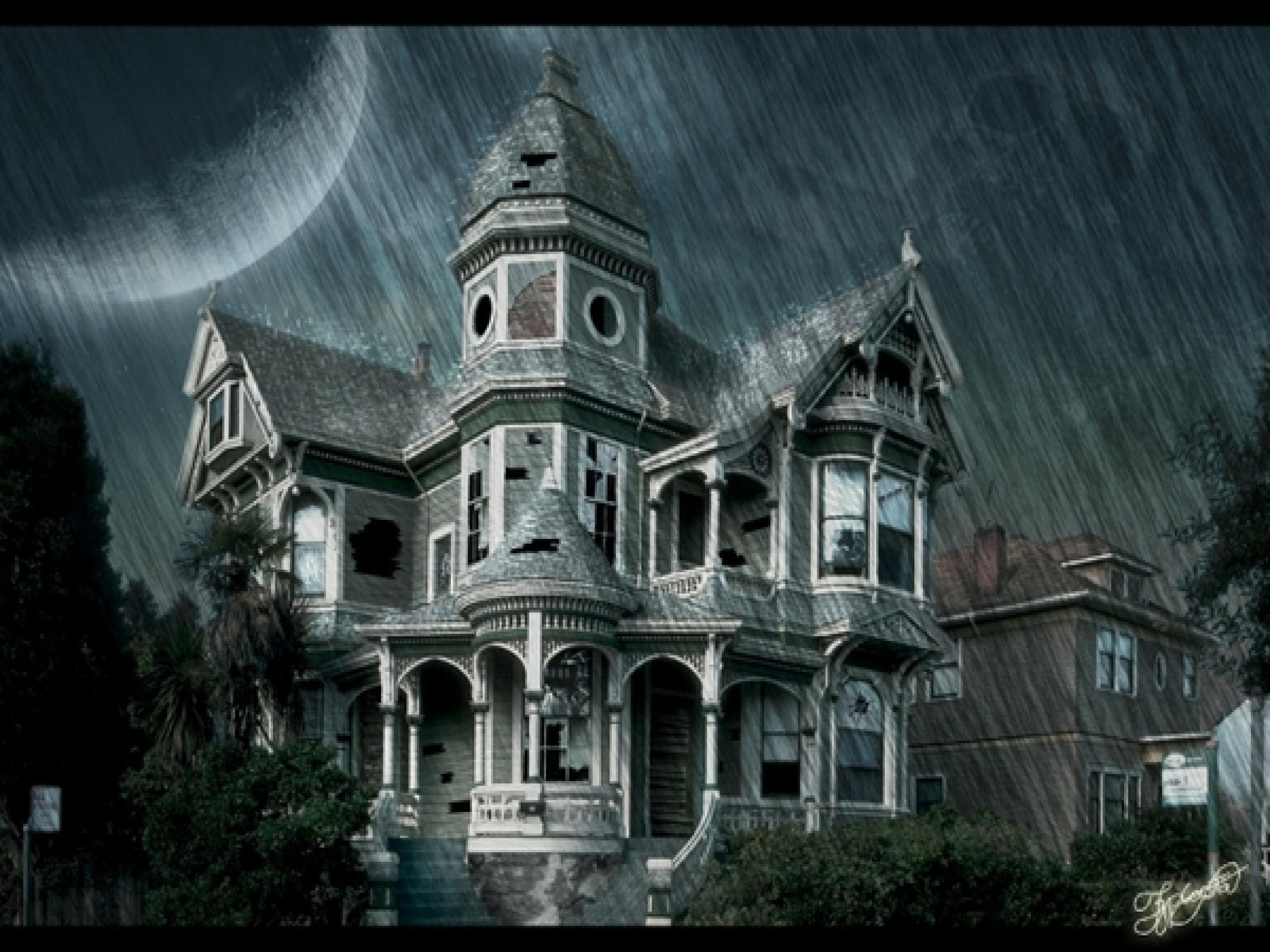 Haunted House Wallpapers - Top Free Haunted House Backgrounds ...