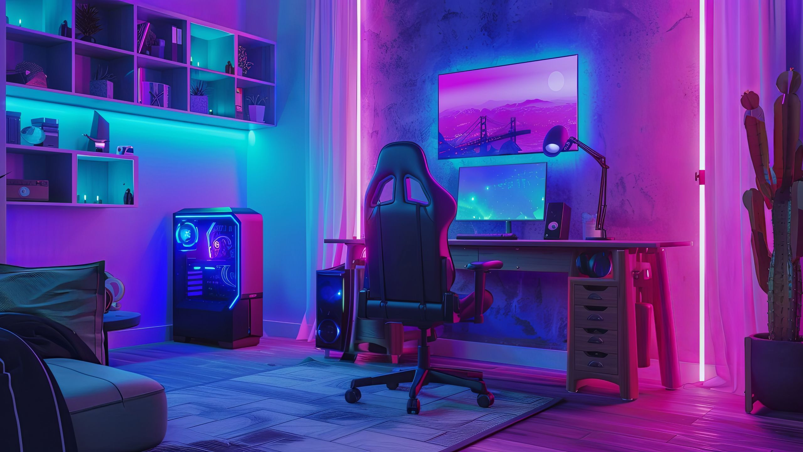 Neon Bedroom Wallpapers - Top Free Neon Bedroom Backgrounds ...