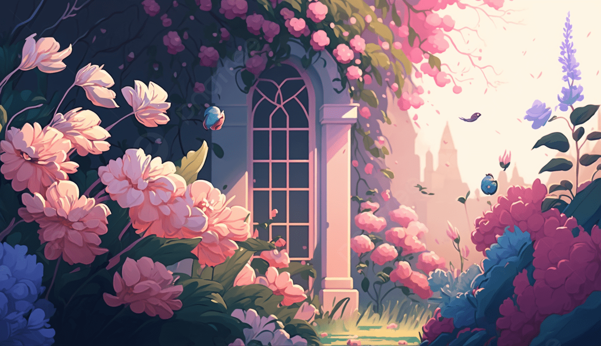 Pink Nature Anime Wallpapers - Top Free Pink Nature Anime Backgrounds ...