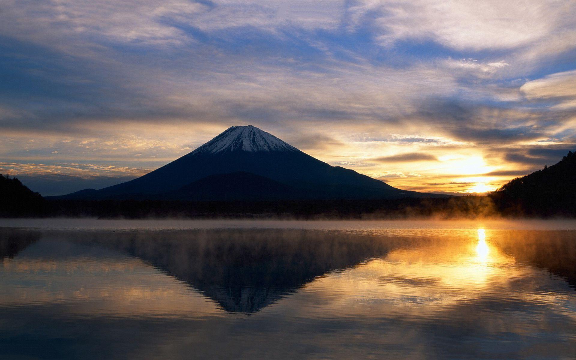 Mount Fuji Sunset Wallpapers - Top Free Mount Fuji Sunset Backgrounds ...