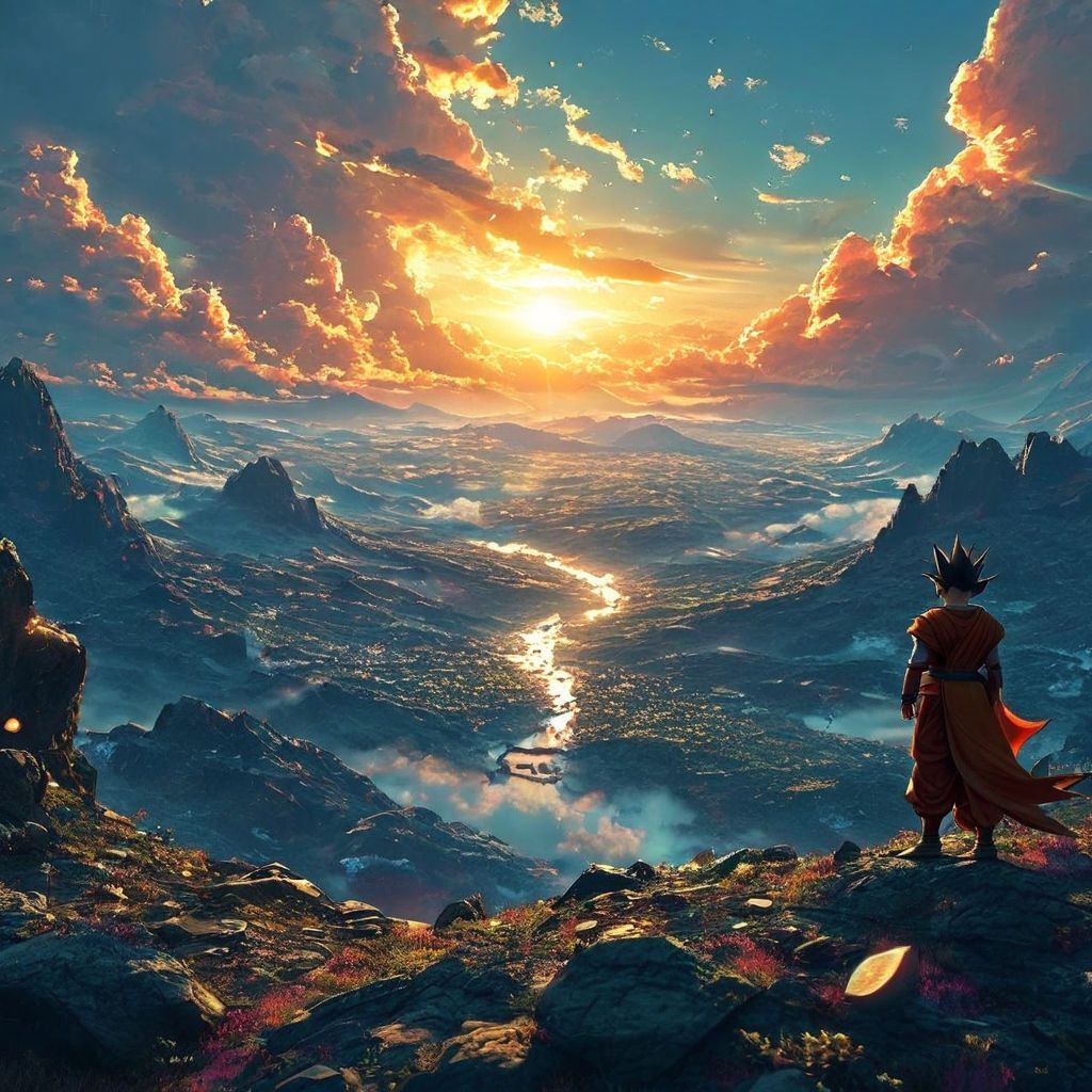Dragon Ball Sunset Wallpapers - Top Free Dragon Ball Sunset Backgrounds ...