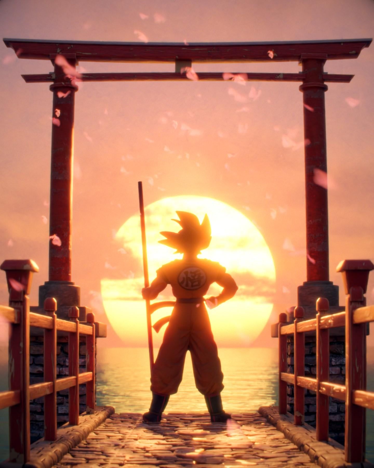 Dragon Ball Sunset Wallpapers - Top Free Dragon Ball Sunset Backgrounds ...