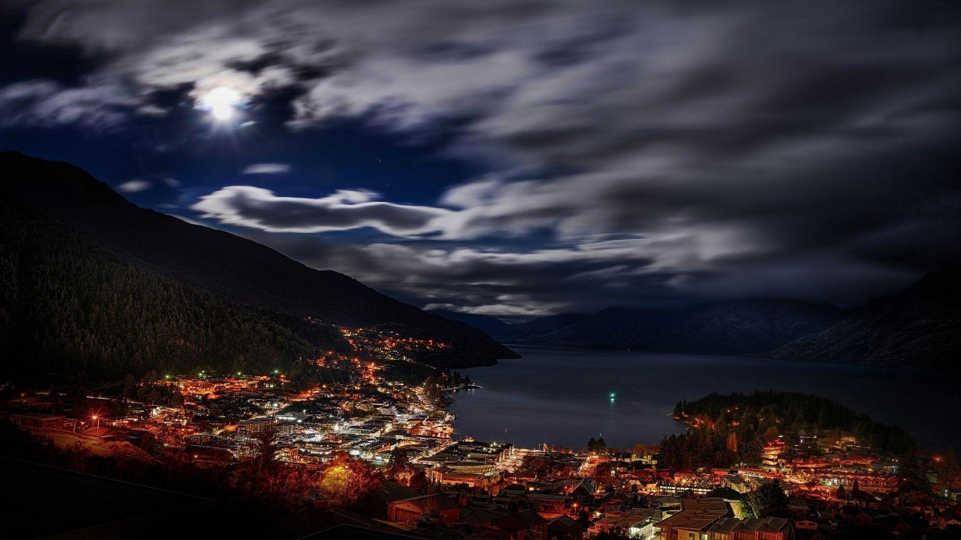 Lake at Night Wallpapers - Top Free Lake at Night Backgrounds ...