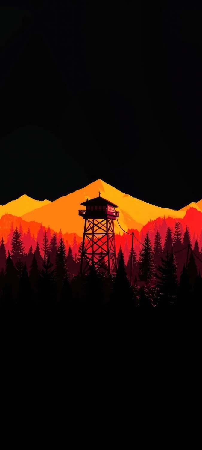 Firewatch Black Wallpapers - Top Free Firewatch Black Backgrounds ...