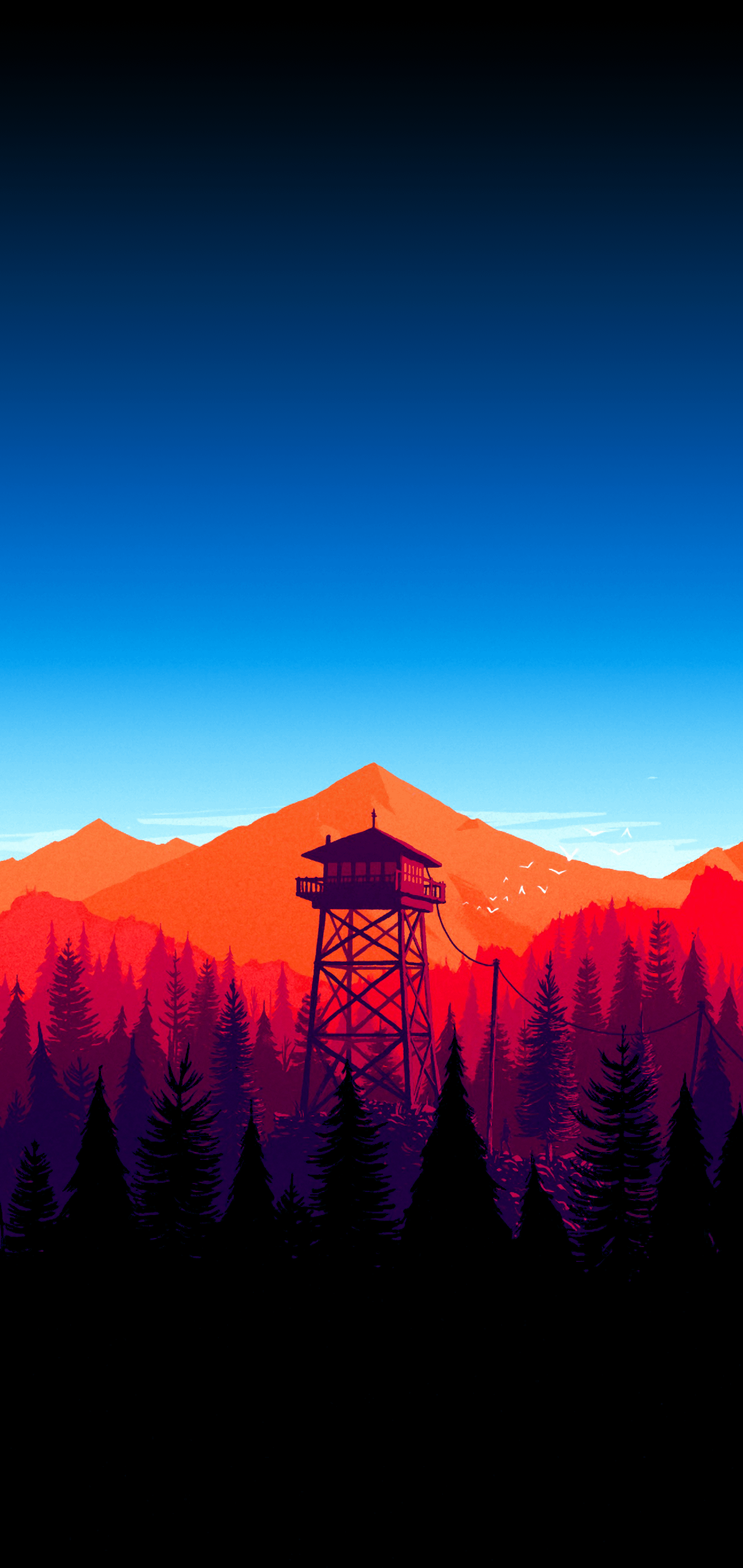 Firewatch Black Wallpapers - Top Free Firewatch Black Backgrounds ...