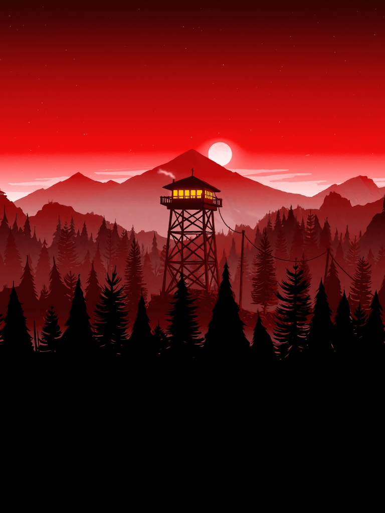 Firewatch Black Wallpapers - Top Free Firewatch Black Backgrounds ...