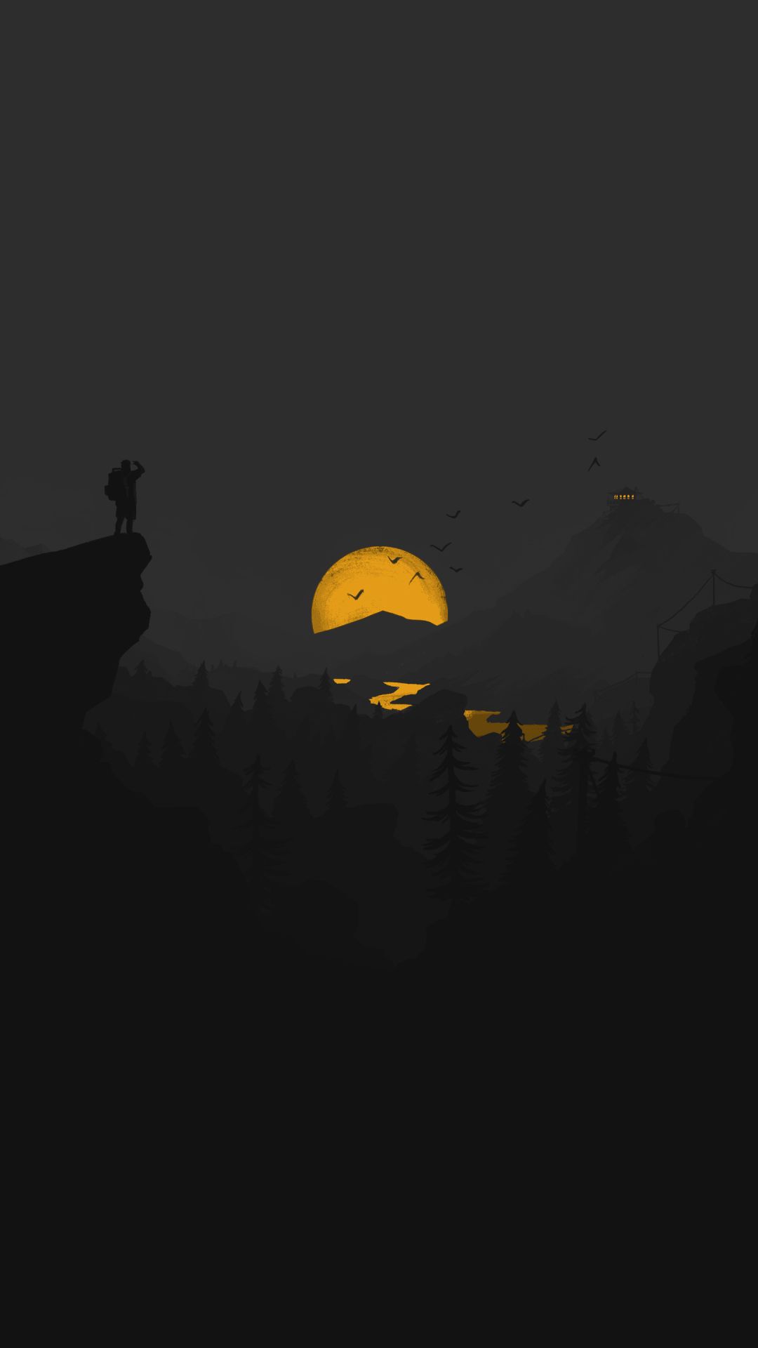 Firewatch Black Wallpapers - Top Free Firewatch Black Backgrounds ...