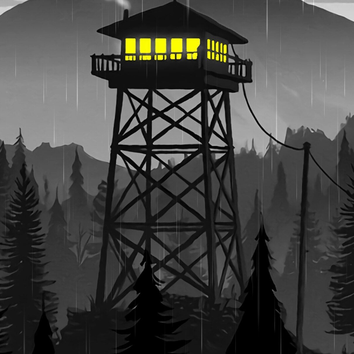 Firewatch Black Wallpapers - Top Free Firewatch Black Backgrounds ...