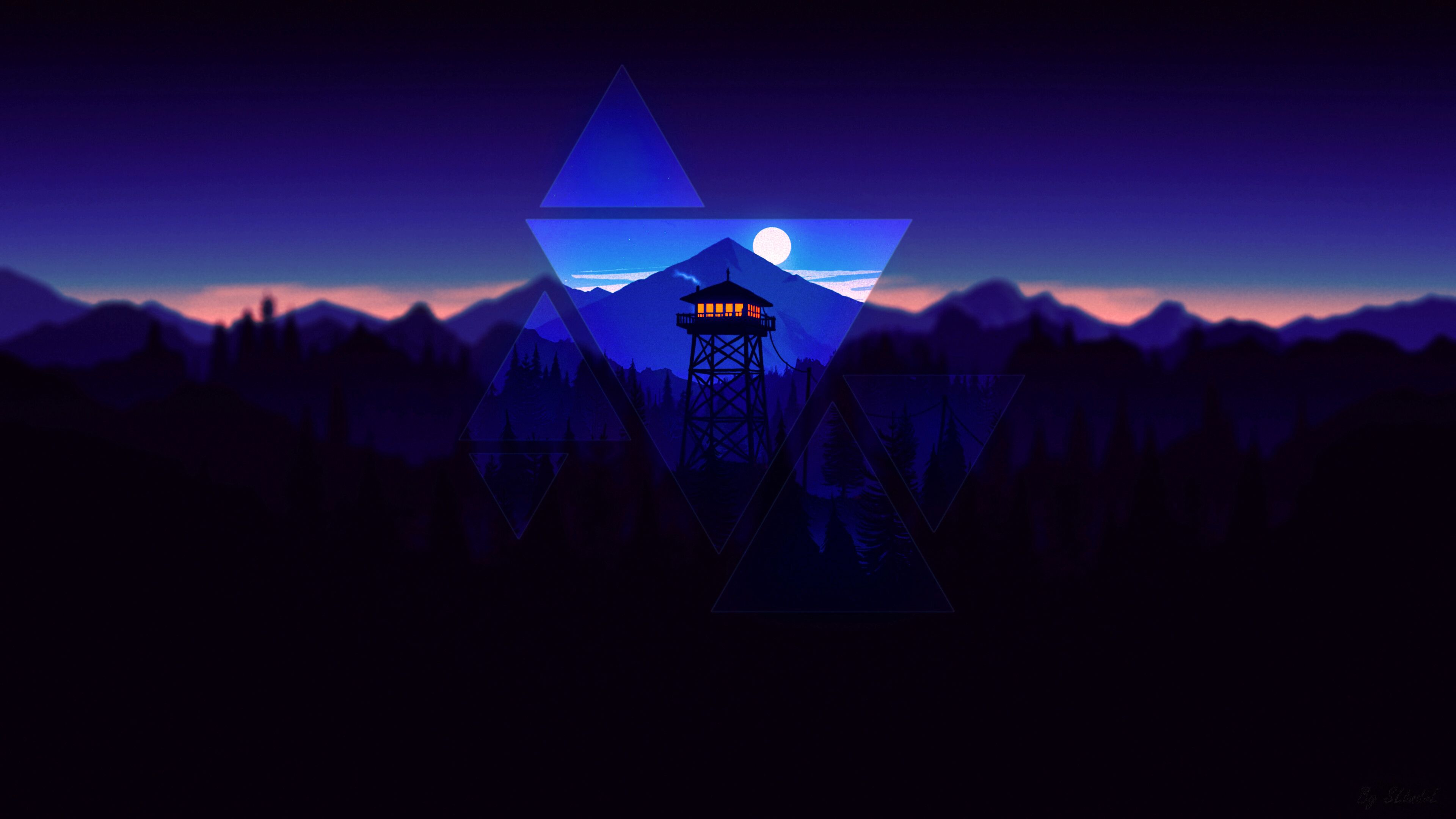 Firewatch Black Wallpapers - Top Free Firewatch Black Backgrounds ...