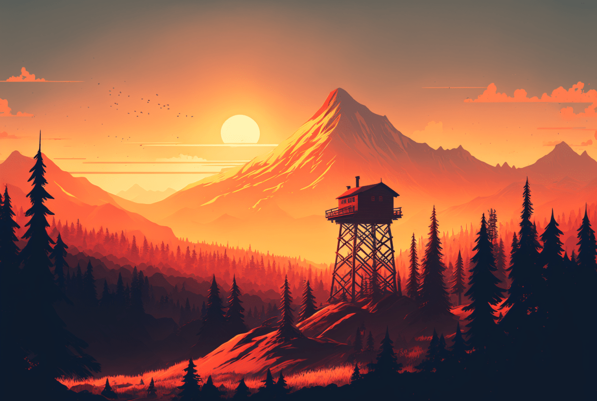 Firewatch Black Wallpapers - Top Free Firewatch Black Backgrounds ...