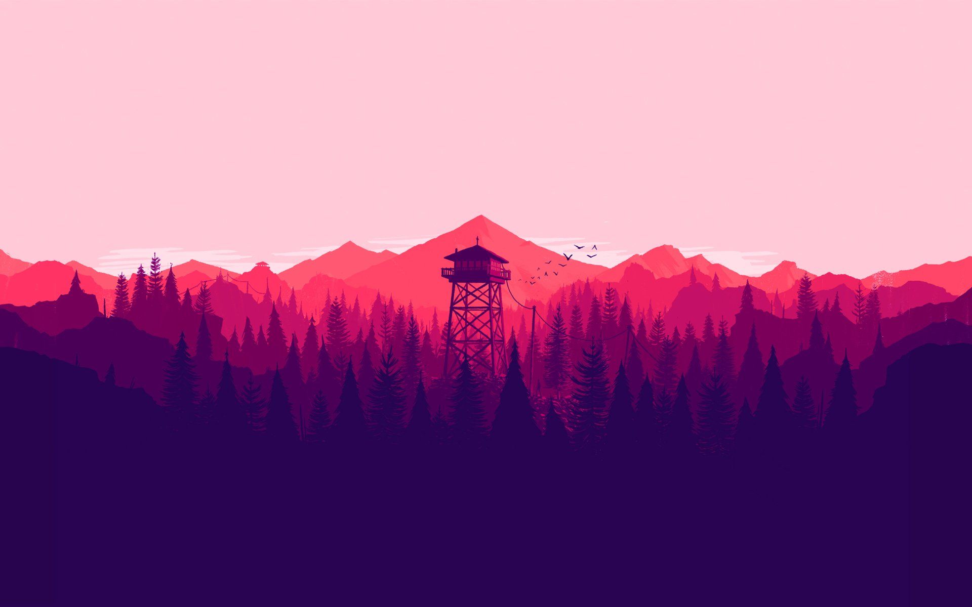 Firewatch Black Wallpapers - Top Free Firewatch Black Backgrounds ...