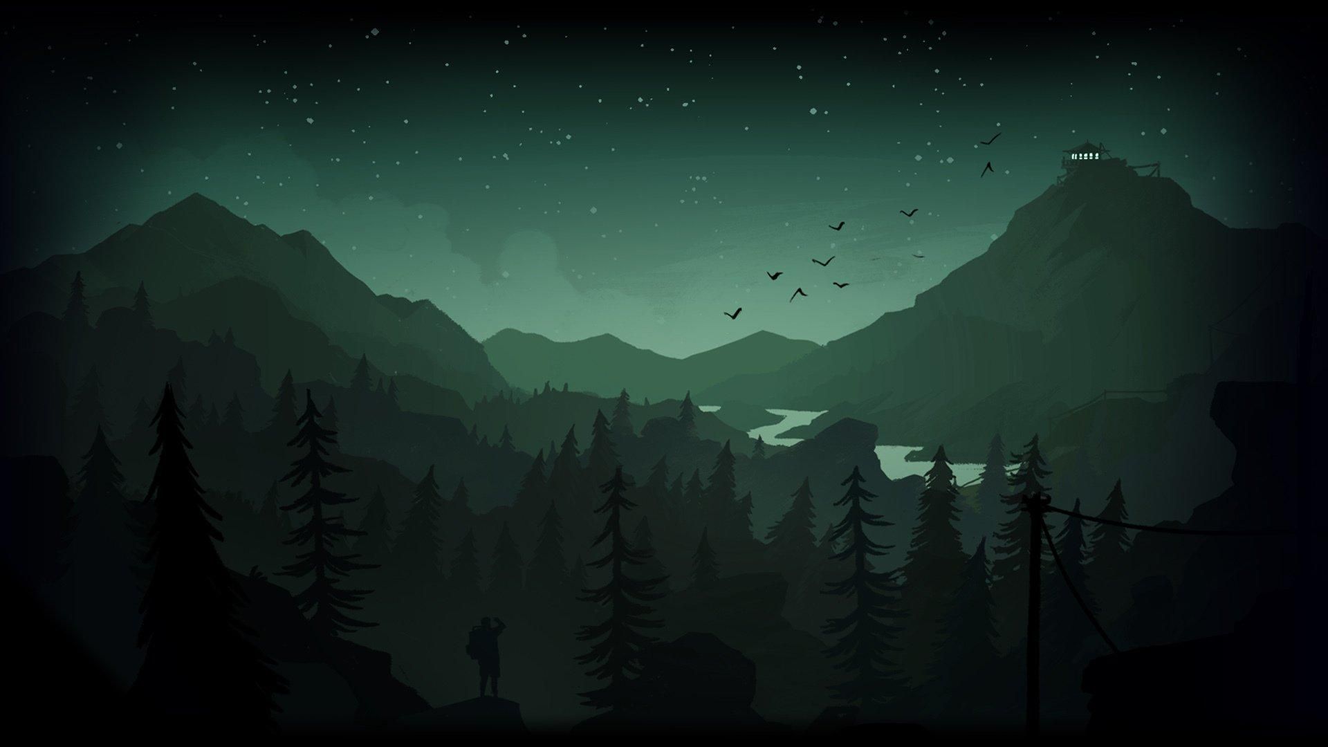 Firewatch Black Wallpapers - Top Free Firewatch Black Backgrounds ...