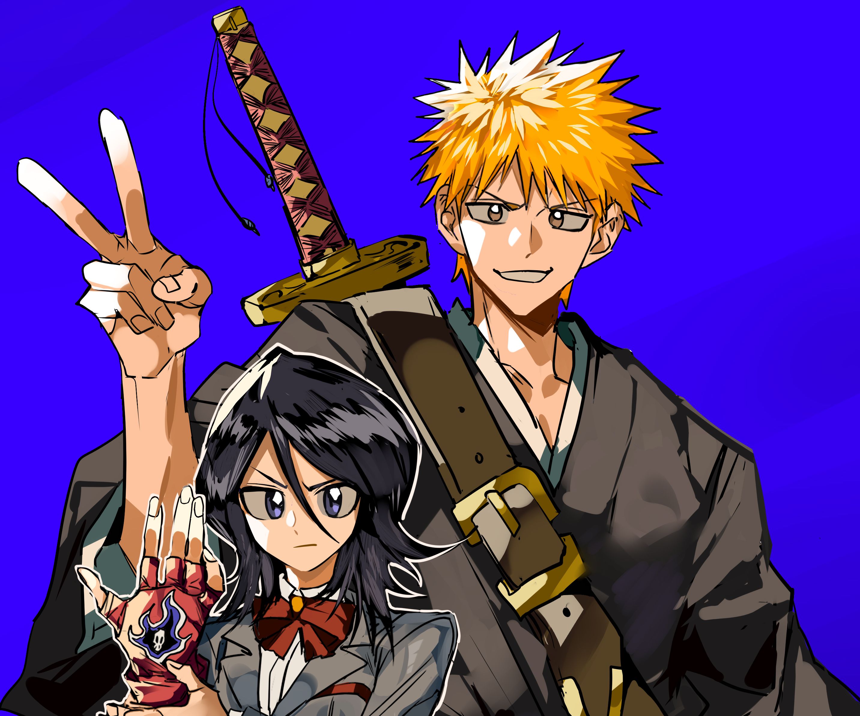 Ichigo and Rukia Wallpapers - Top Free Ichigo and Rukia Backgrounds ...