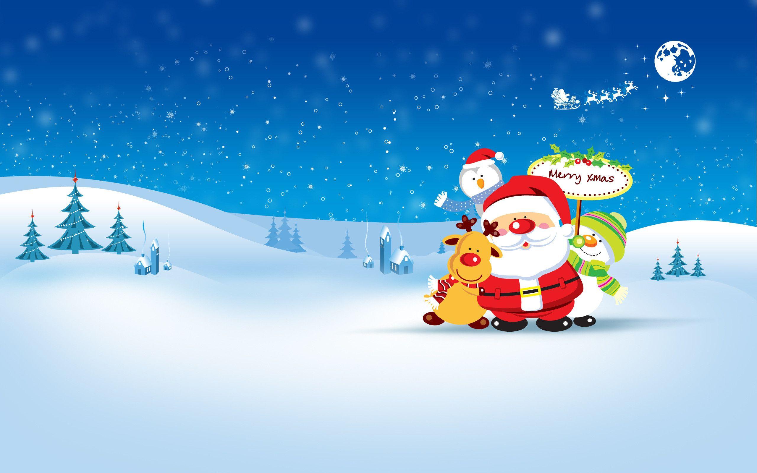 Cute Santa Wallpapers - Top Free Cute Santa Backgrounds - WallpaperAccess
