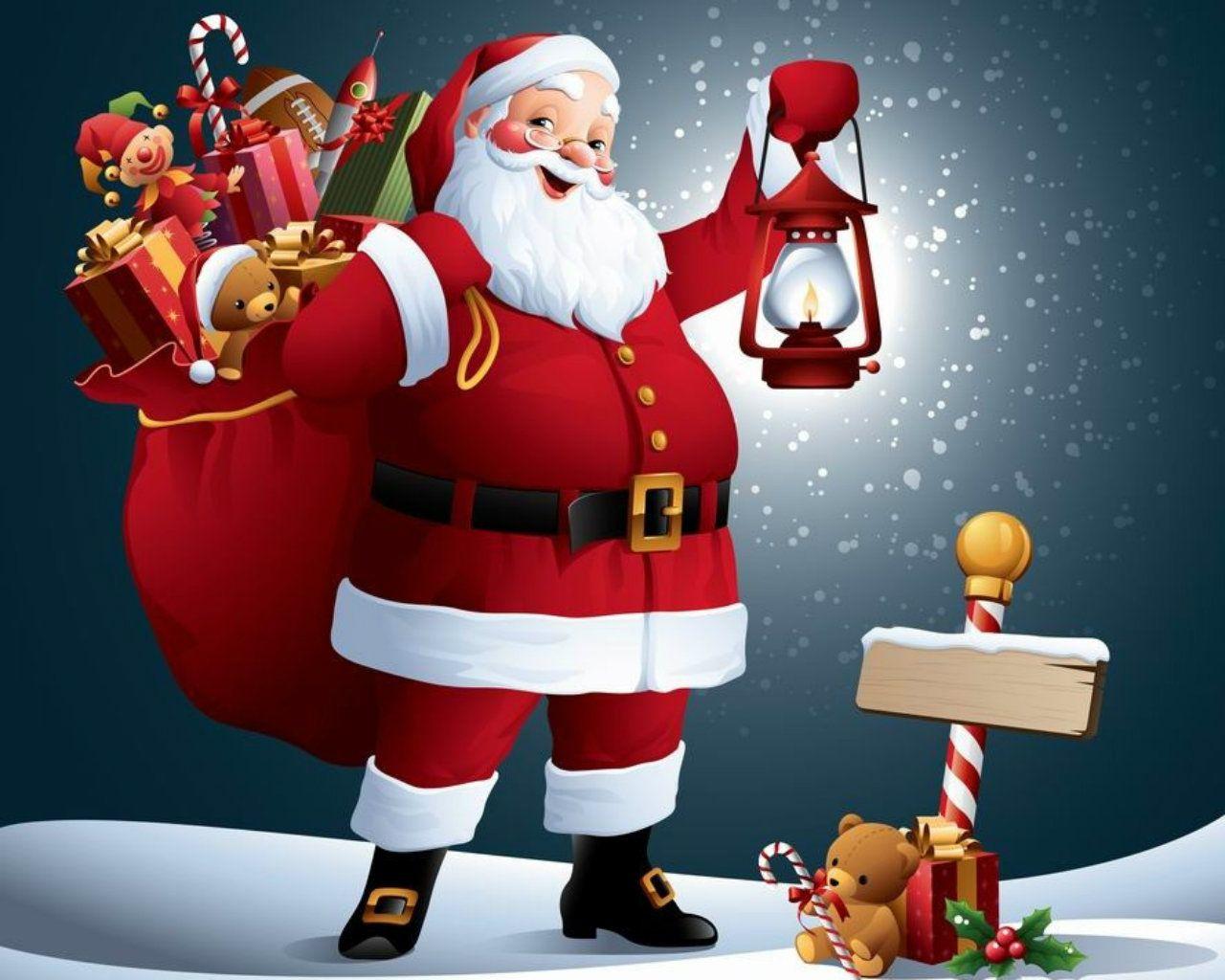 Cute Santa Wallpapers - Top Free Cute Santa Backgrounds - WallpaperAccess