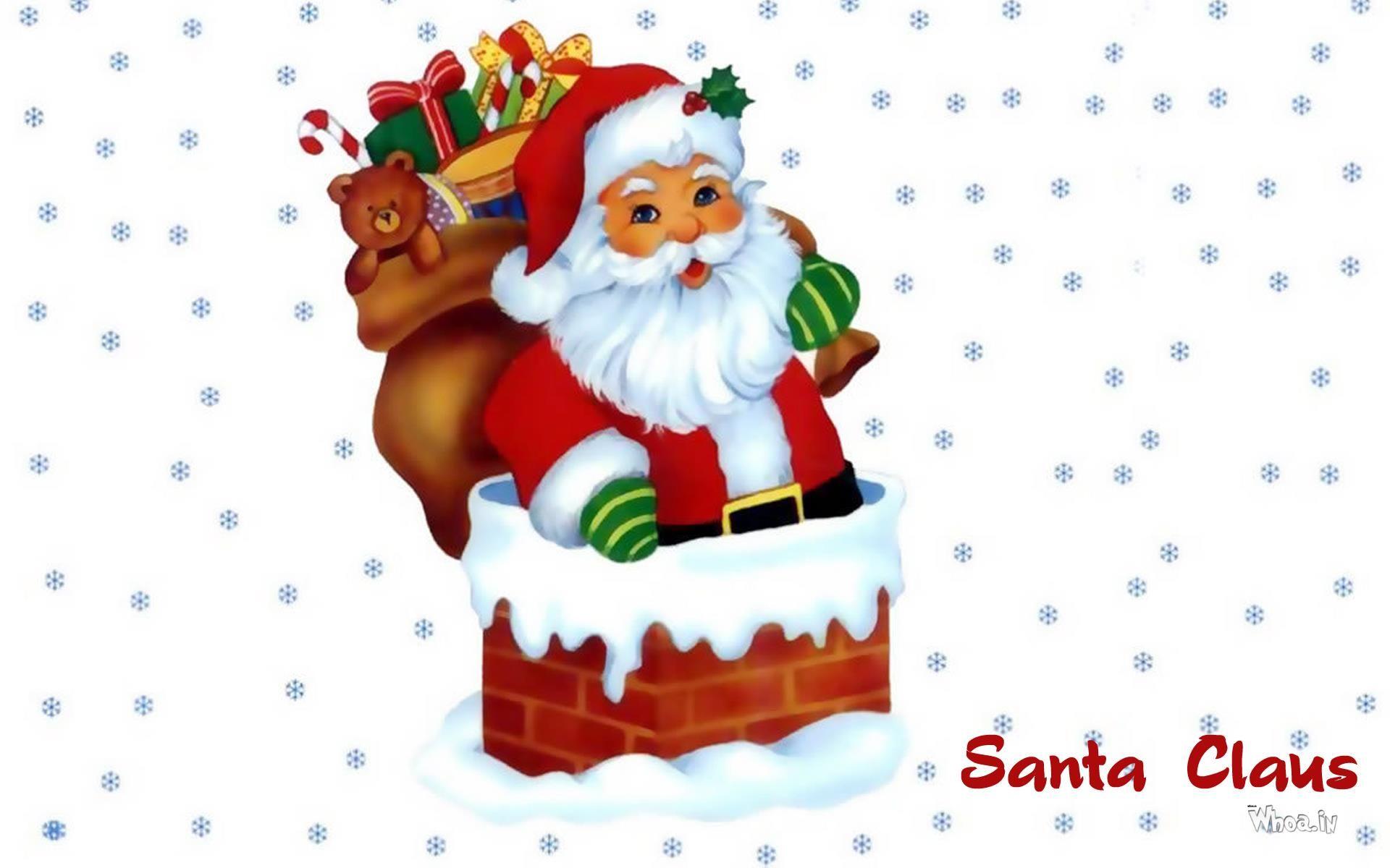 Cute Santa Wallpapers - Top Free Cute Santa Backgrounds - WallpaperAccess