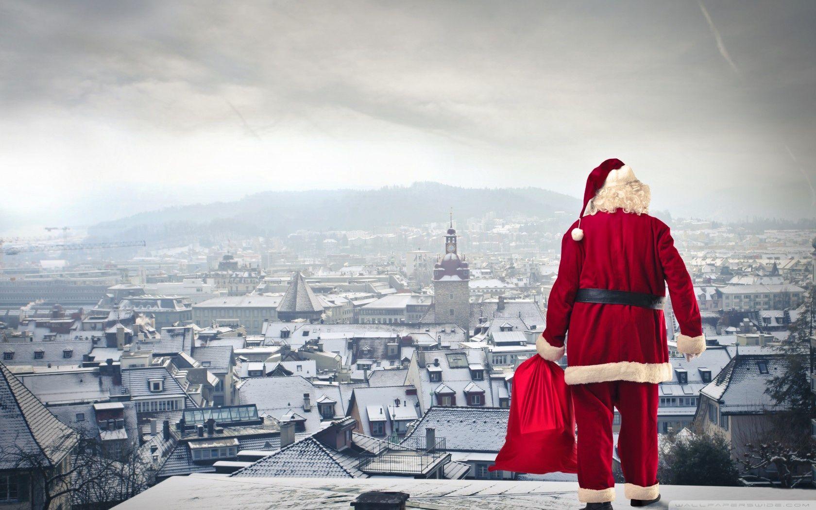 HD Santa Wallpapers - Top Free HD Santa Backgrounds - WallpaperAccess