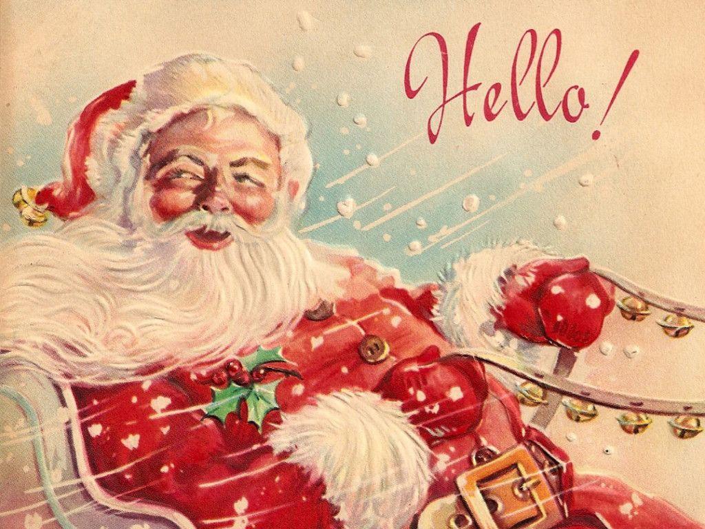 Vintage Santa Wallpapers - Top Free Vintage Santa Backgrounds ...