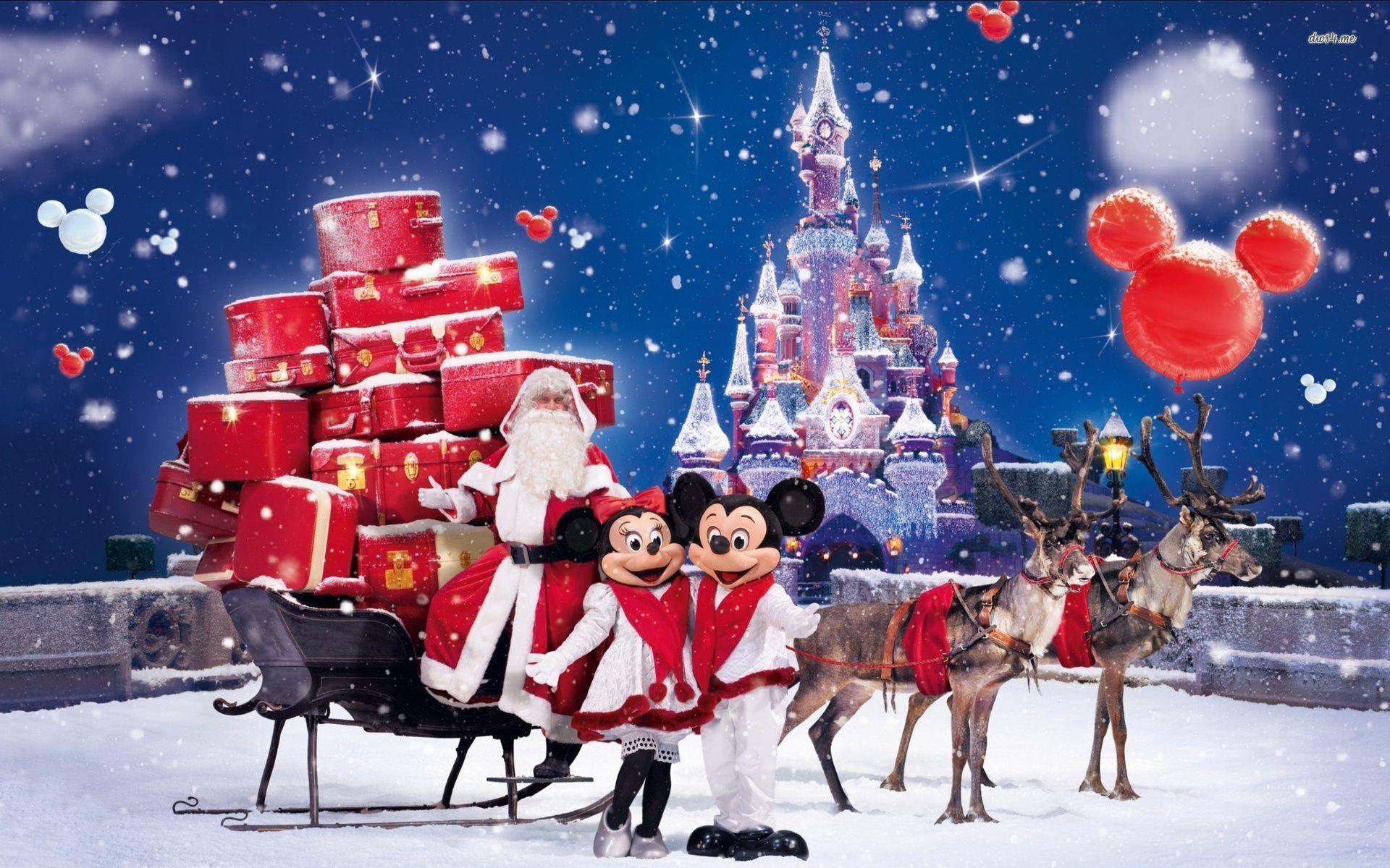 Disney Christmas Wallpapers - Top Free Disney Christmas Backgrounds ...