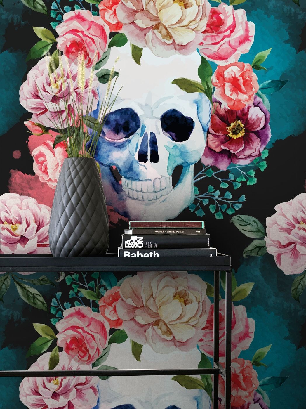 Skull Flowers Wallpapers - Top Free Skull Flowers Backgrounds ...