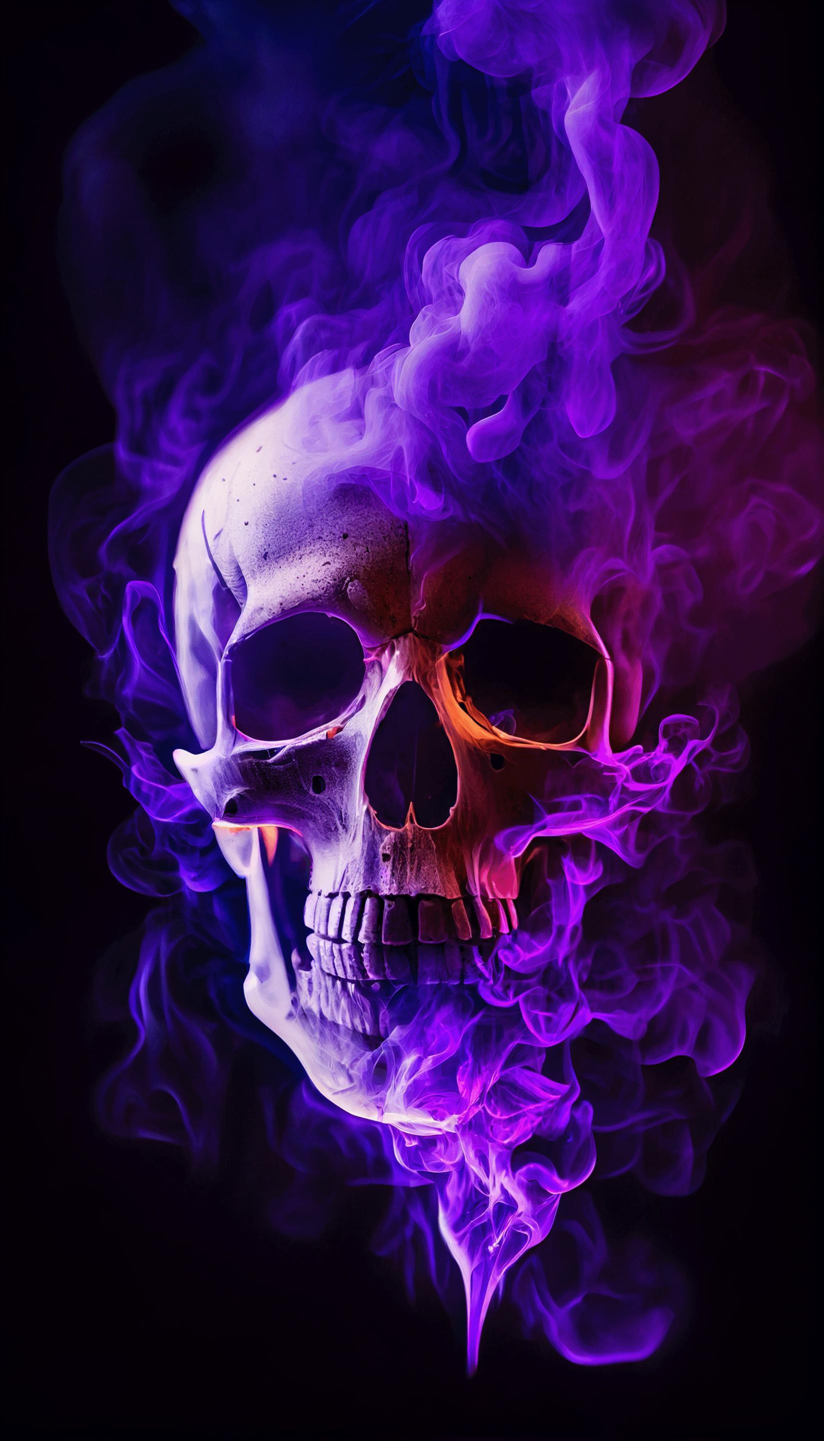 Smoke Skull Wallpapers - Top Free Smoke Skull Backgrounds - WallpaperAccess