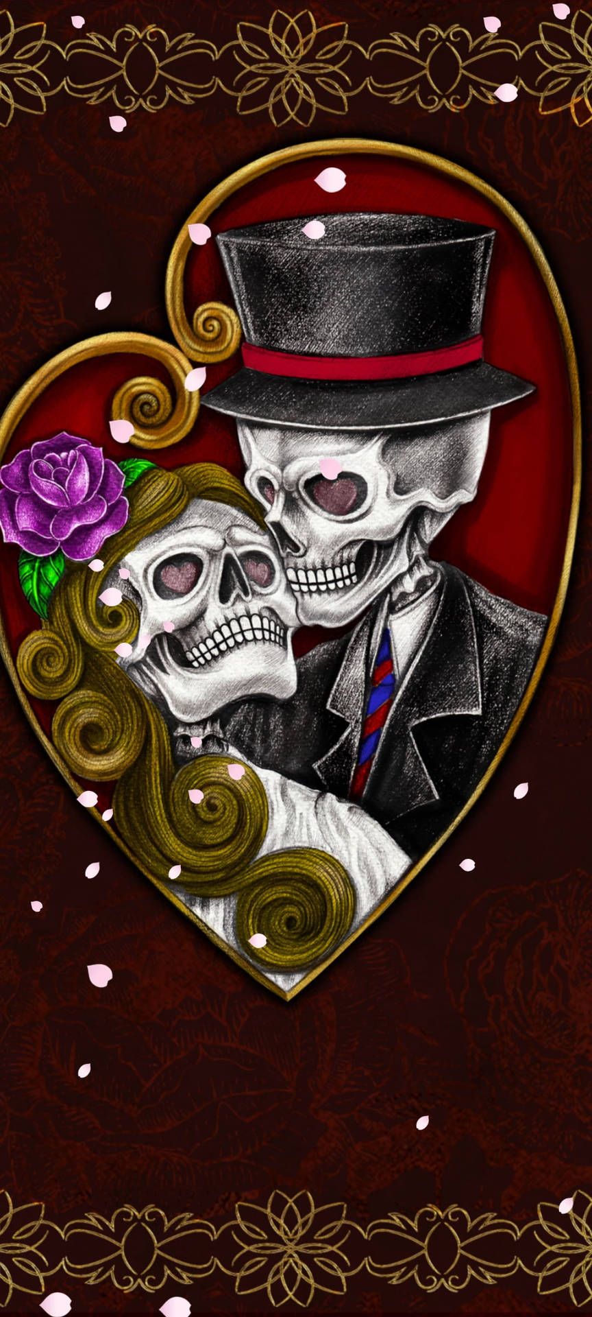 Skull Love Wallpapers - Top Free Skull Love Backgrounds - WallpaperAccess