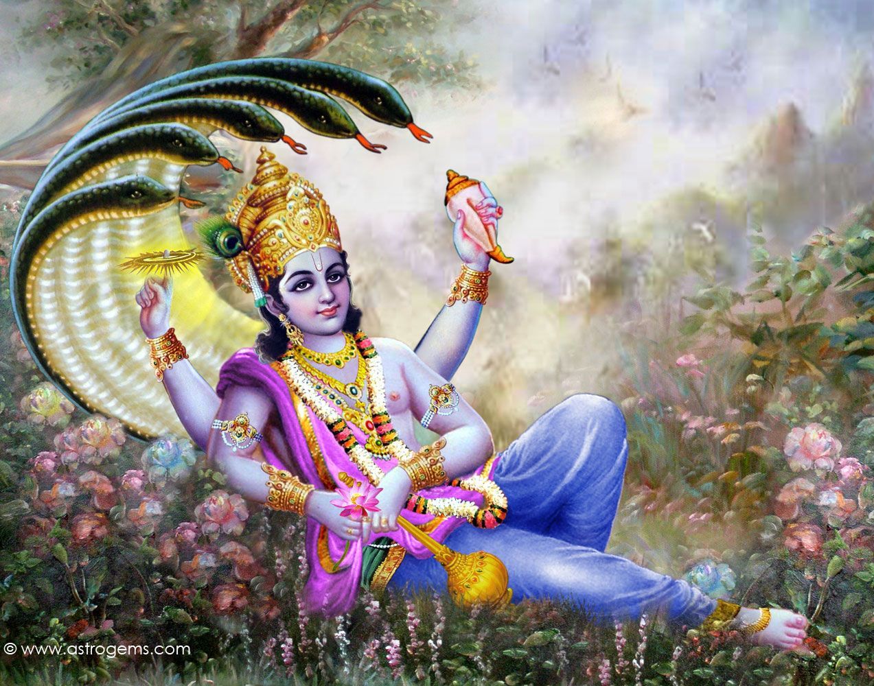 Shree Vishnu Wallpapers - Top Free Shree Vishnu Backgrounds ...