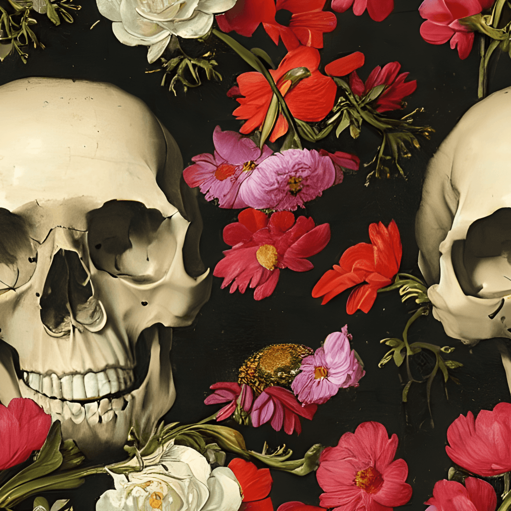 Skull Flowers Wallpapers - Top Free Skull Flowers Backgrounds ...