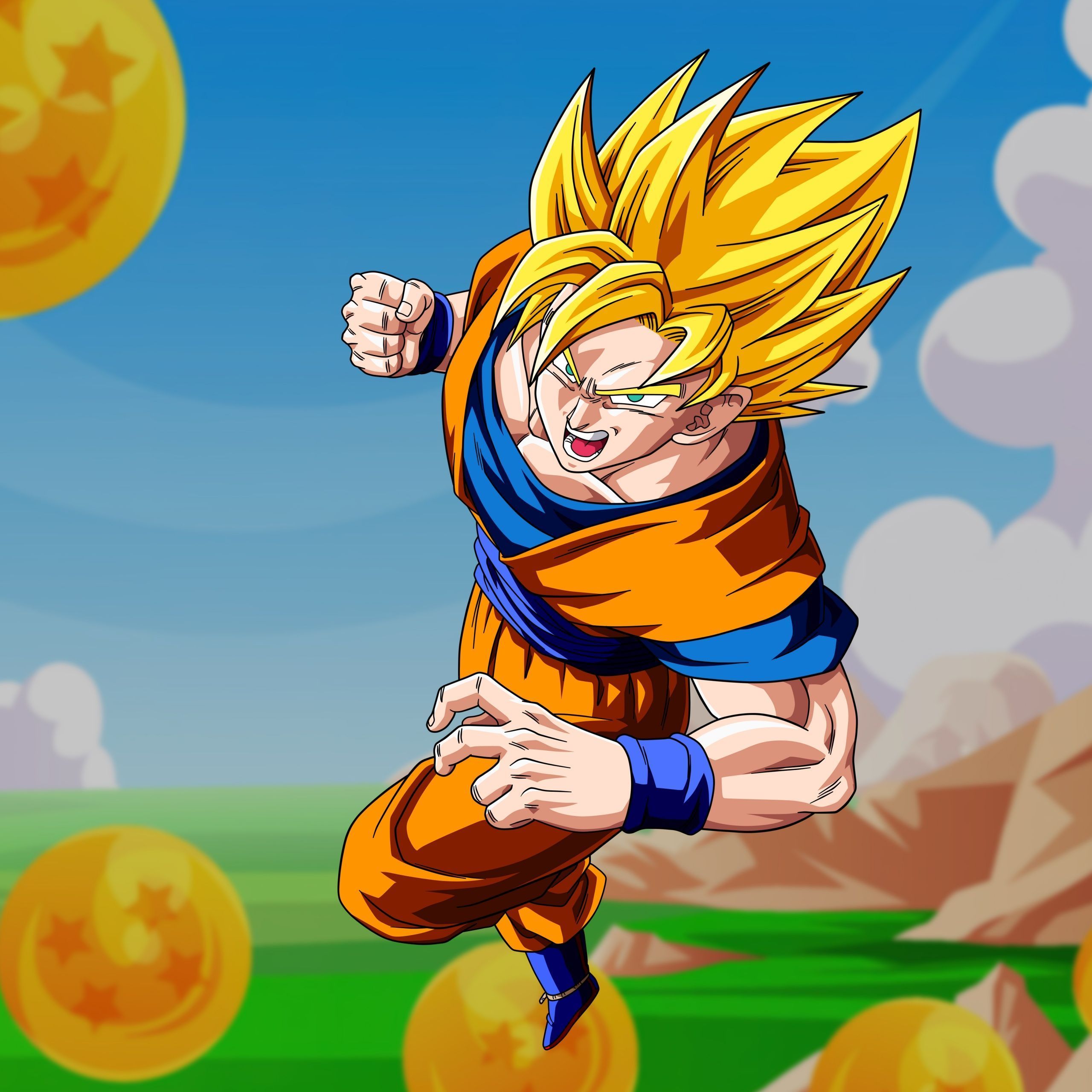 Goku SS2 Wallpapers - Top Free Goku SS2 Backgrounds - WallpaperAccess
