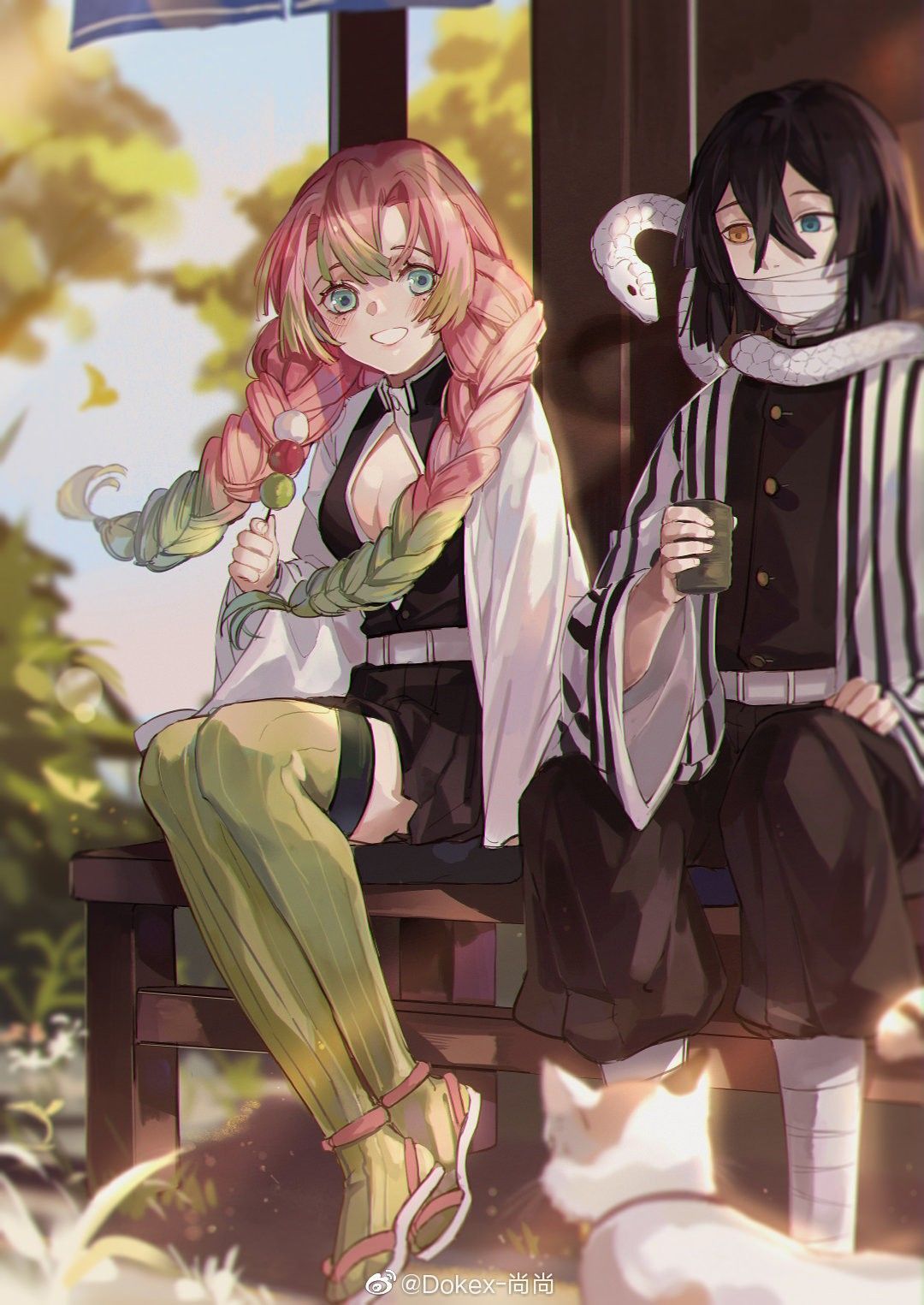 Obanai and Mitsuri Wallpapers - Top Free Obanai and Mitsuri Backgrounds ...