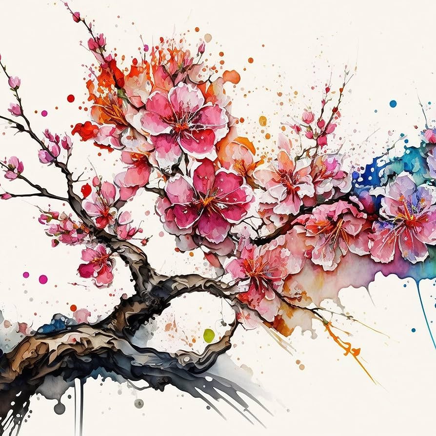 Sakura Painting Wallpapers - Top Free Sakura Painting Backgrounds ...