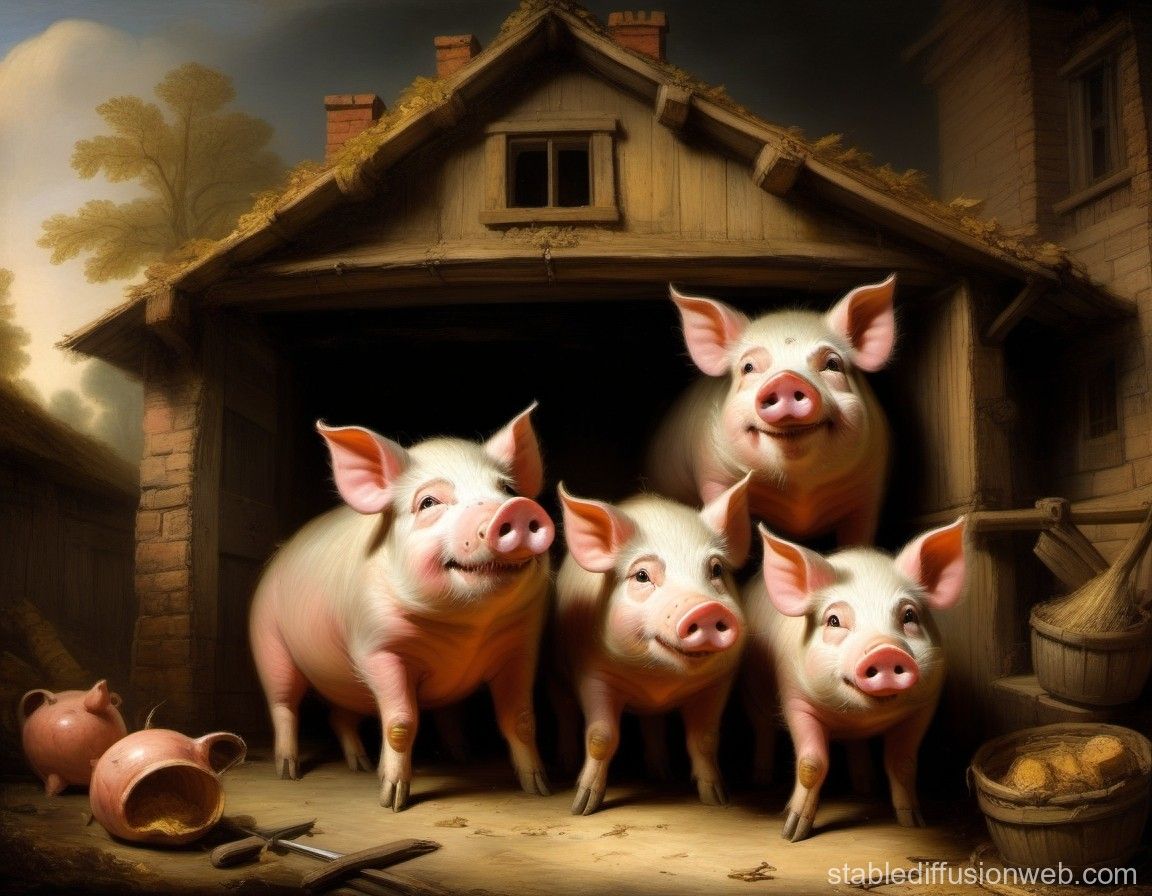 The Three Little Pigs Wallpapers - Top Free The Three Little Pigs ...