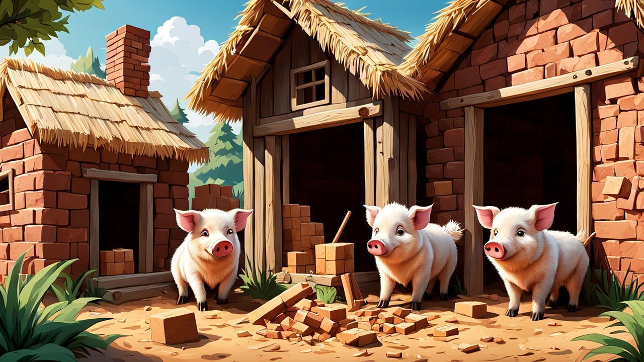 The Three Little Pigs Wallpapers - Top Free The Three Little Pigs ...