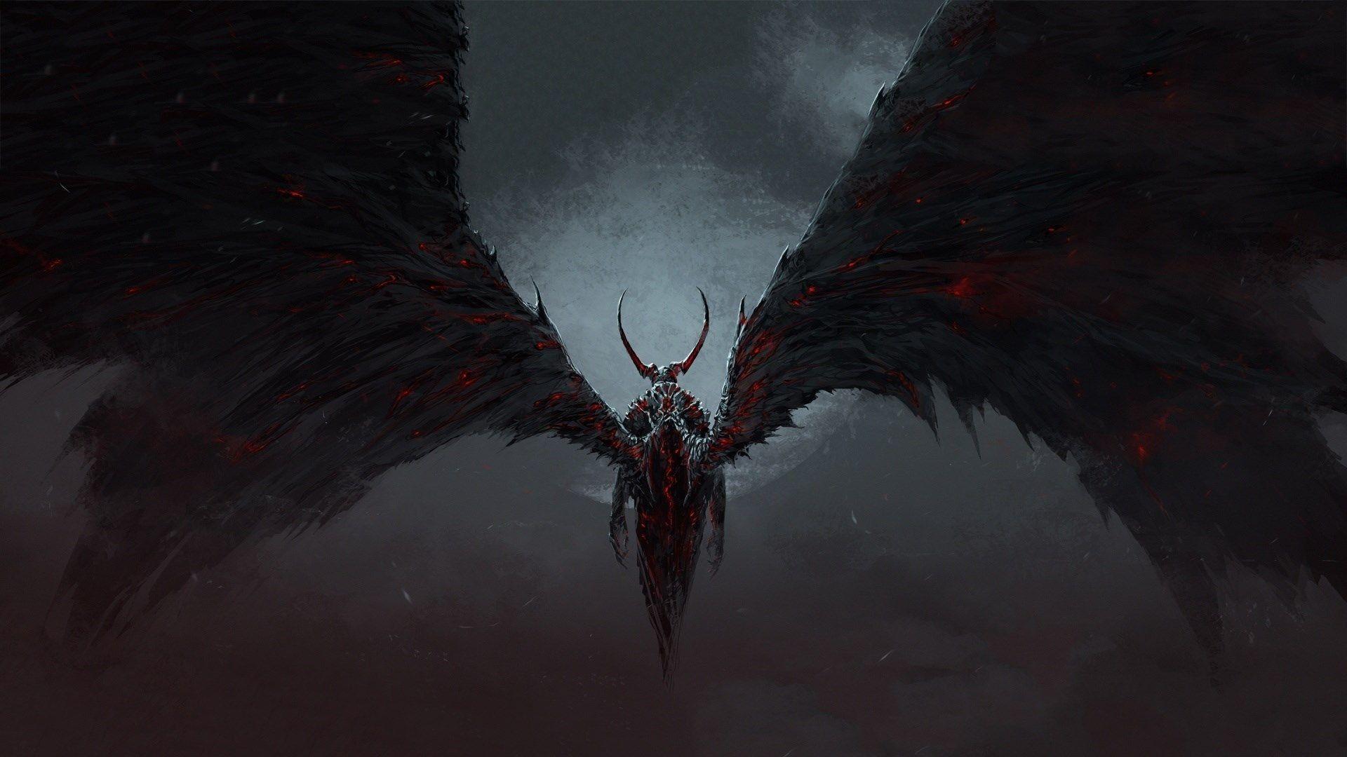 Black Angel Wallpapers - Top Free Black Angel Backgrounds - WallpaperAccess