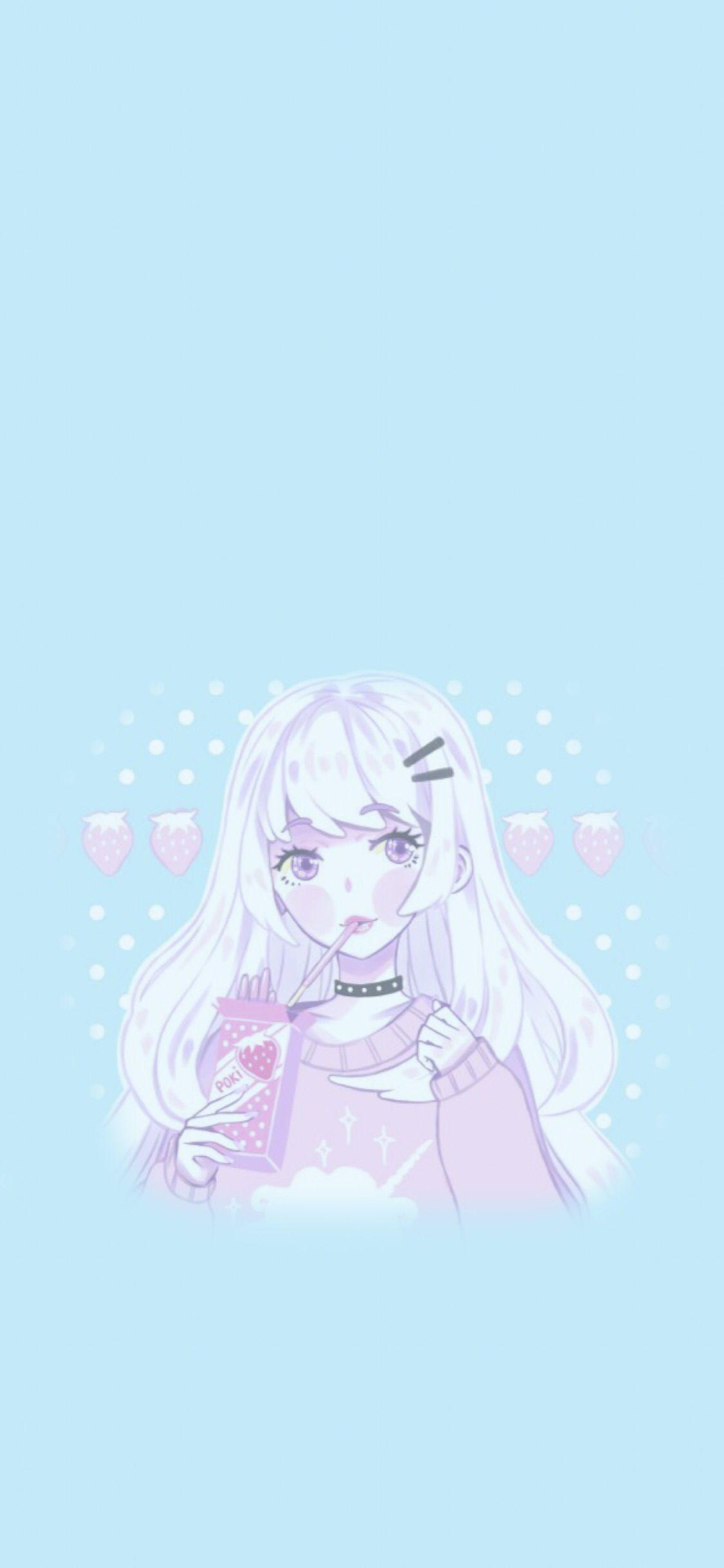 Cute Blue Kawaii Wallpapers - Top Free Cute Blue Kawaii Backgrounds ...