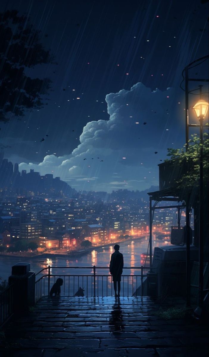 Anime Aesthetic Night Wallpapers - Top Free Anime Aesthetic Night ...