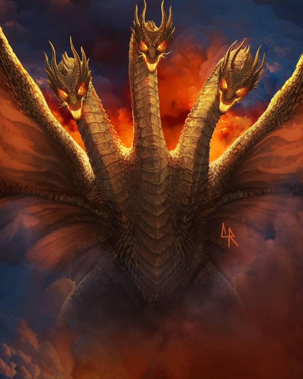 King Ghidorah Wallpapers - Top Free King Ghidorah Backgrounds ...