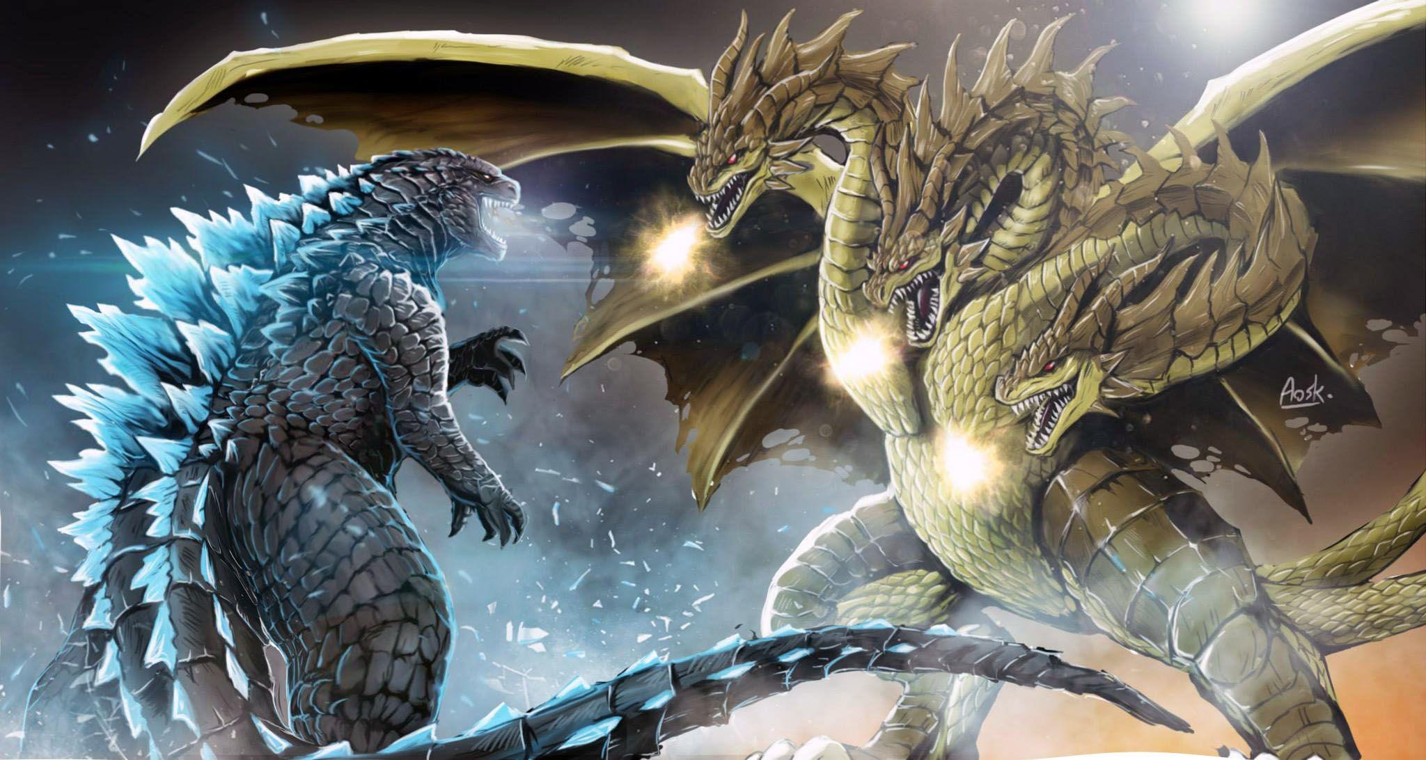 King Ghidorah 4K Wallpapers - Top Free King Ghidorah 4K Backgrounds ...