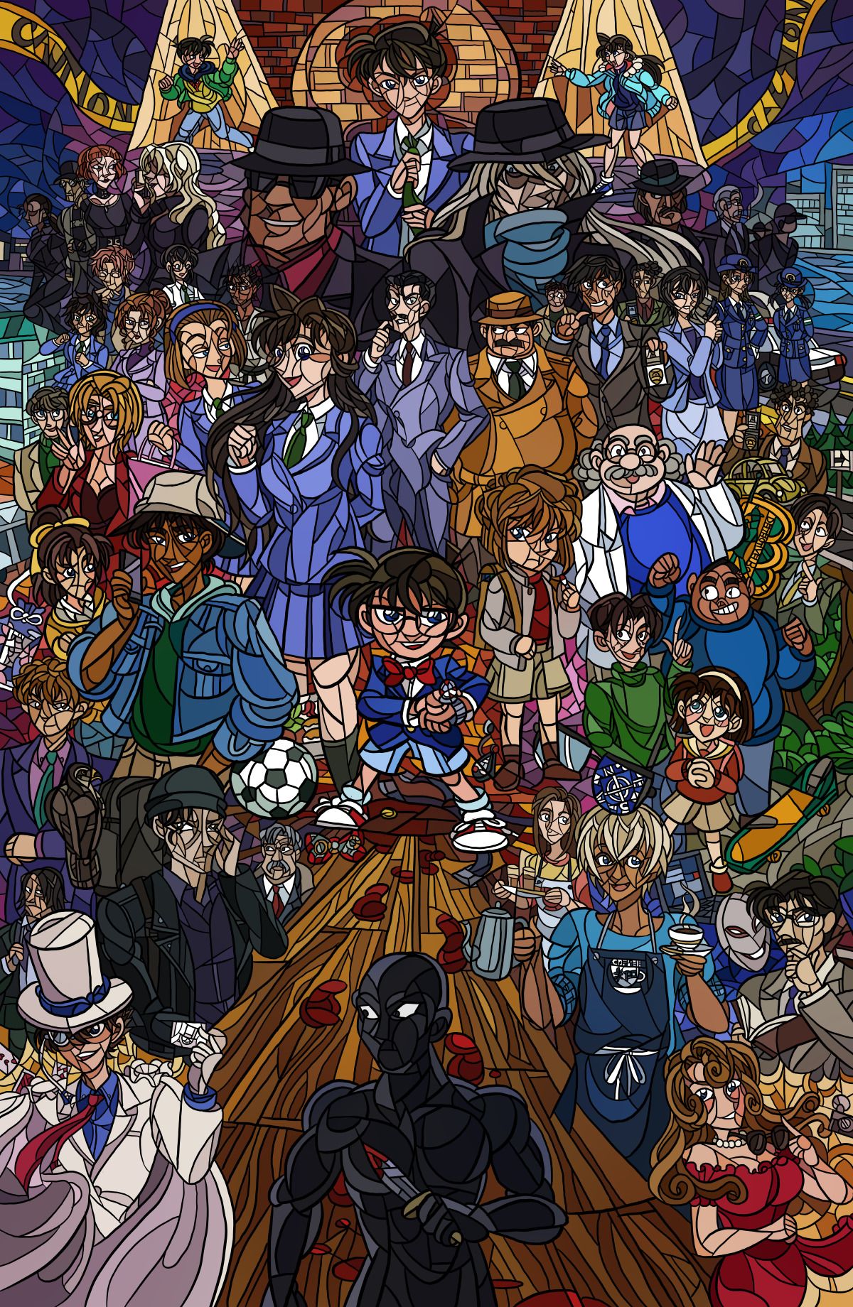 Detective Conan Black Organization Wallpapers - Top Free Detective ...