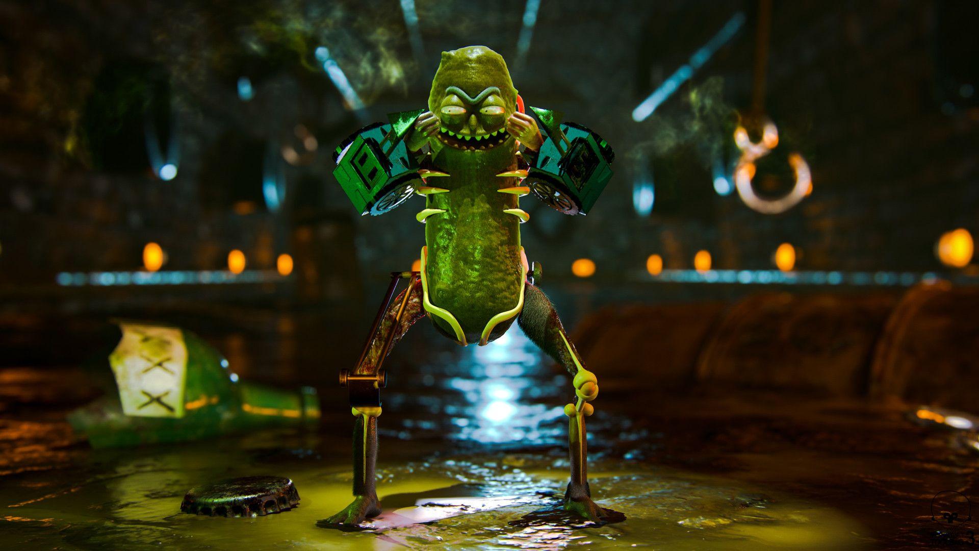 Pickle Rick Desktop Wallpapers - Top Free Pickle Rick Desktop ...