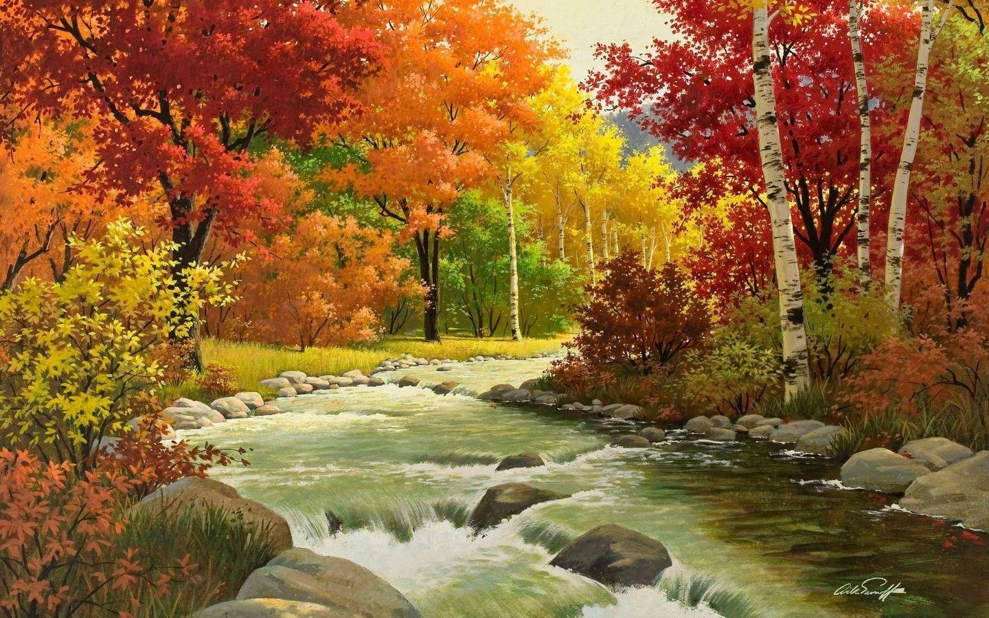 Fall Mountain River Wallpapers - Top Free Fall Mountain River ...