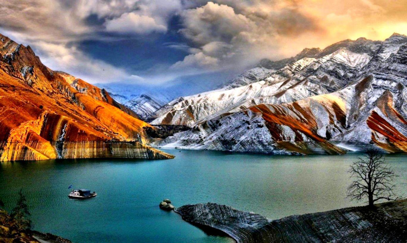 Snow Mountain Lake Wallpapers - Top Free Snow Mountain Lake Backgrounds ...