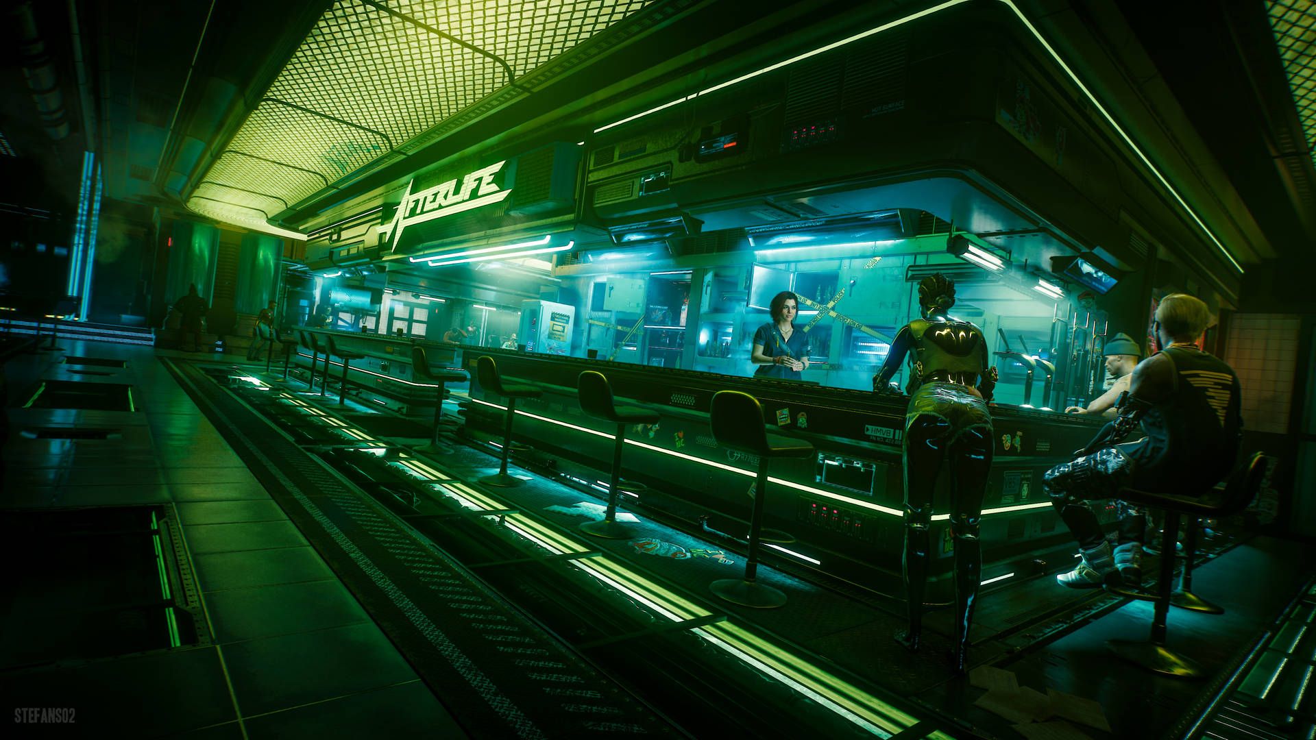 Cyberpunk Green Wallpapers - Top Free Cyberpunk Green Backgrounds ...