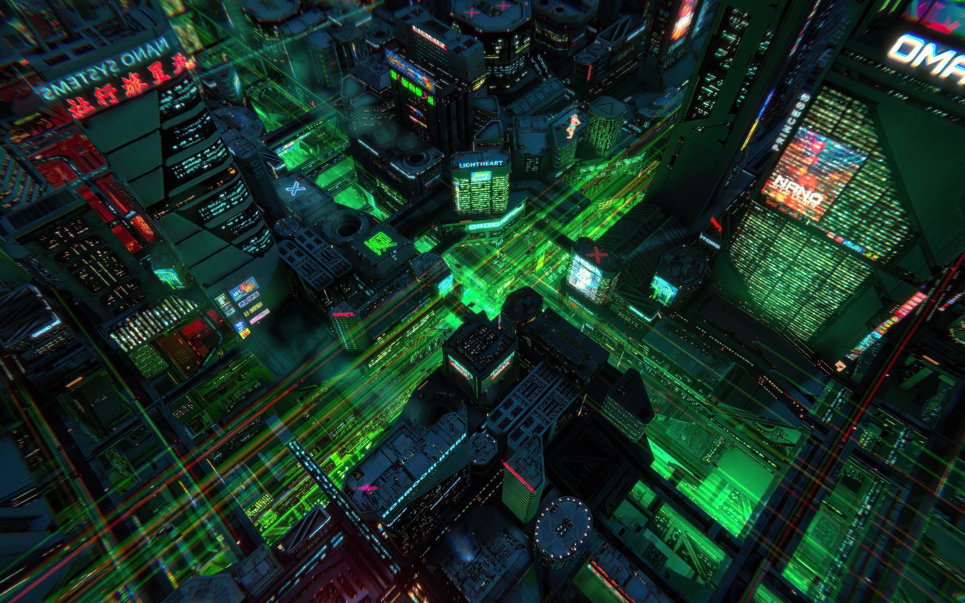 Cyberpunk Green Wallpapers - Top Free Cyberpunk Green Backgrounds ...