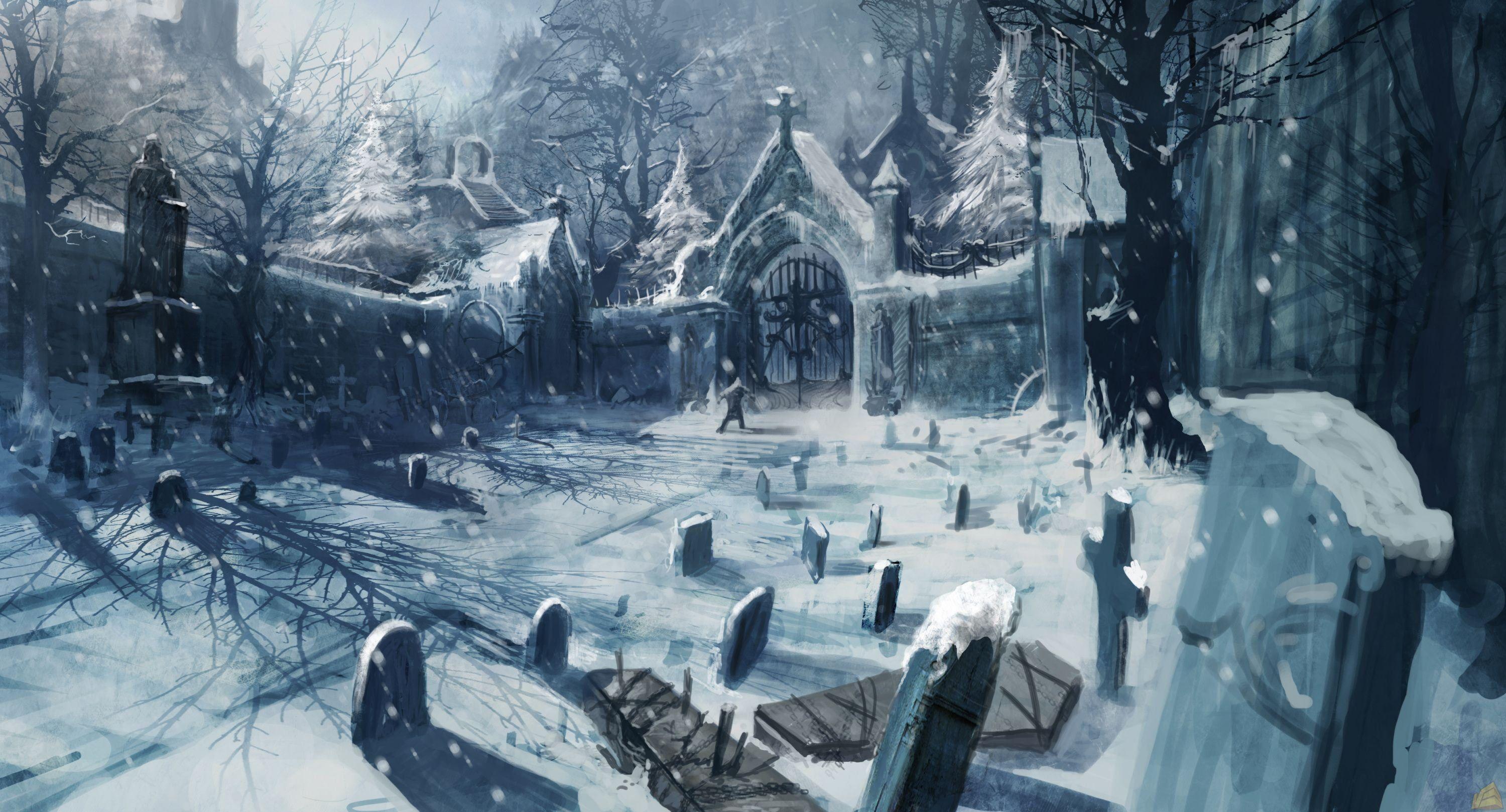 Graveyard Wallpapers - Top Free Graveyard Backgrounds - WallpaperAccess