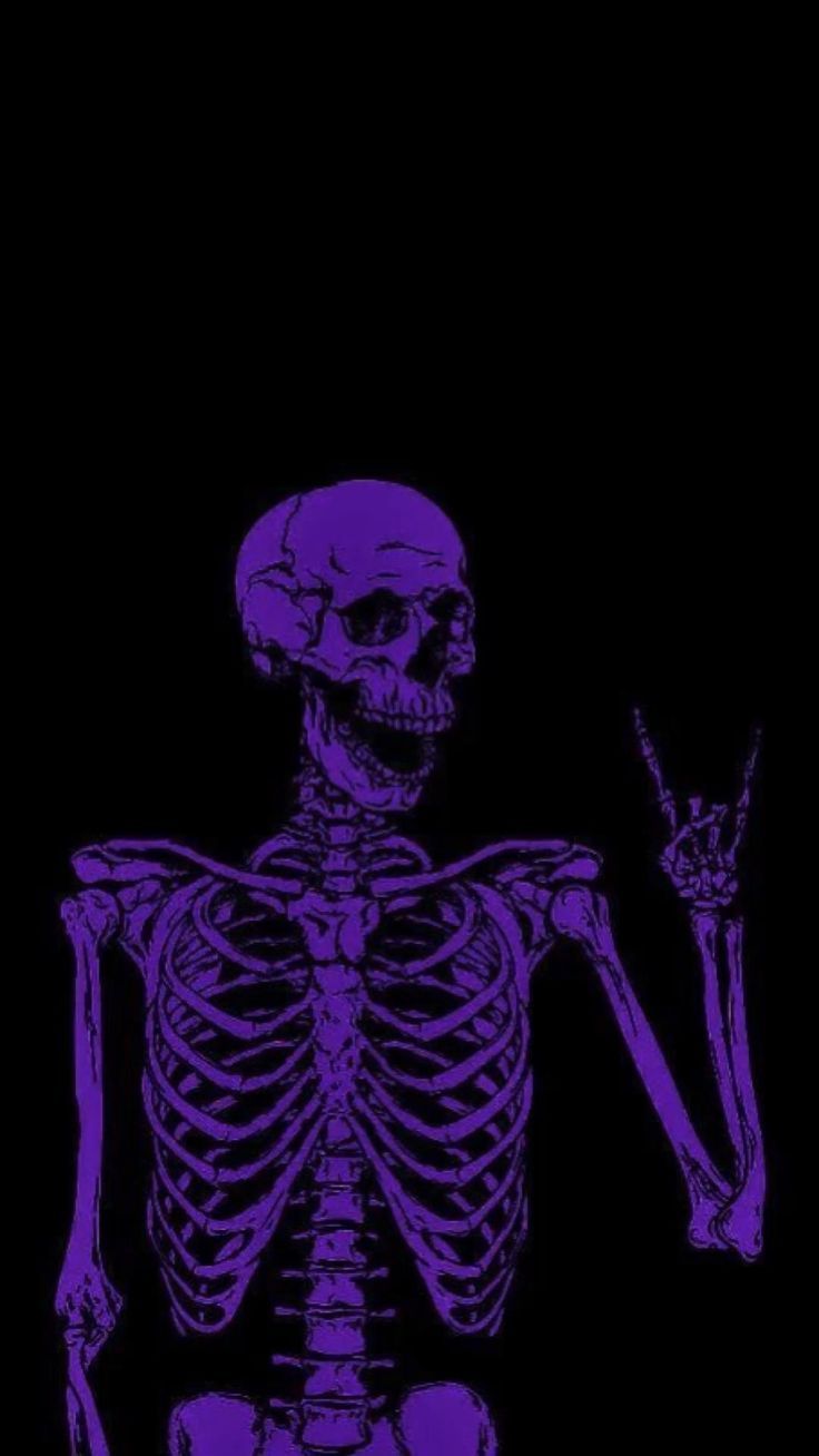 Purple Skeleton Wallpapers - Top Free Purple Skeleton Backgrounds ...