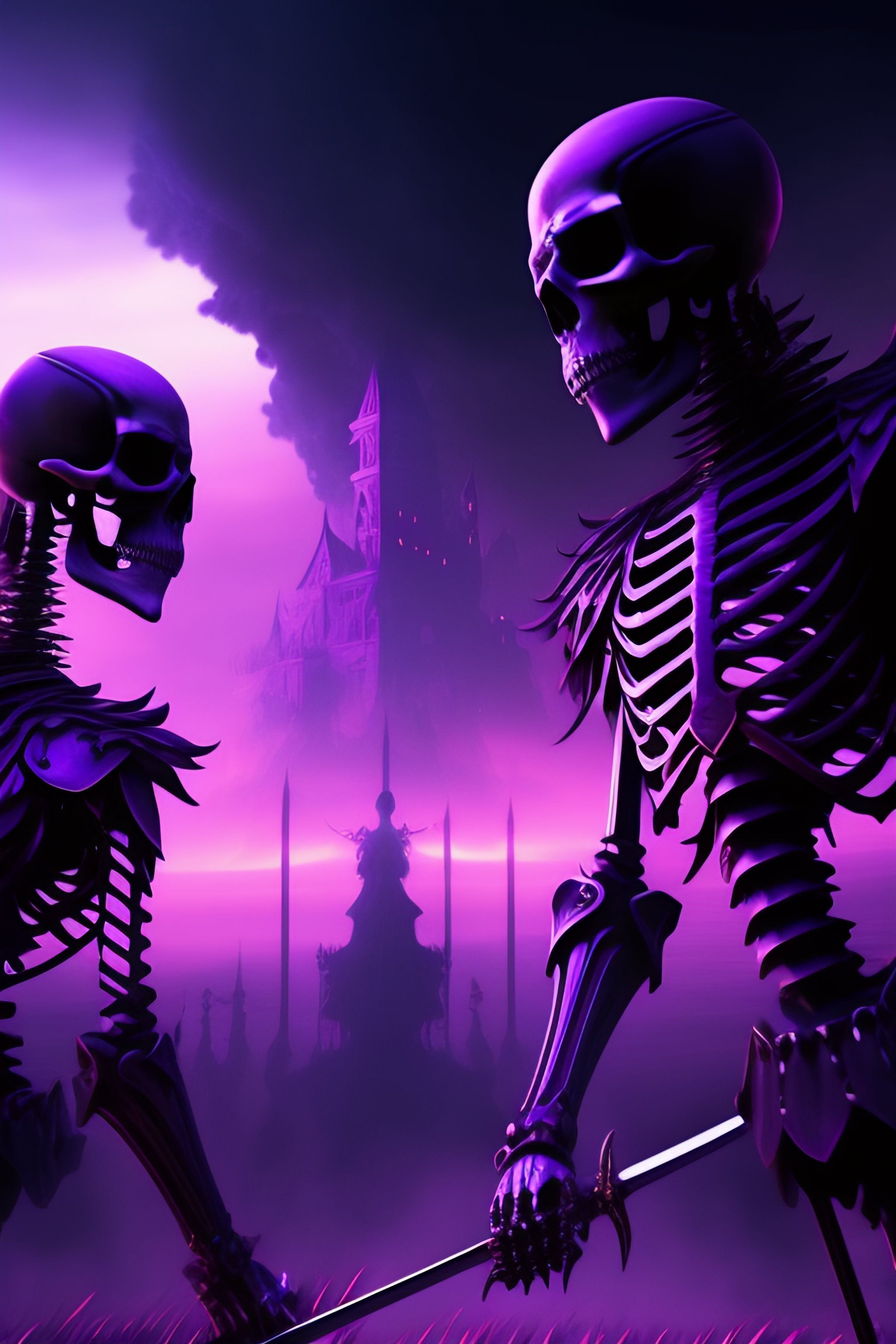 Purple Skeleton Wallpapers - Top Free Purple Skeleton Backgrounds ...
