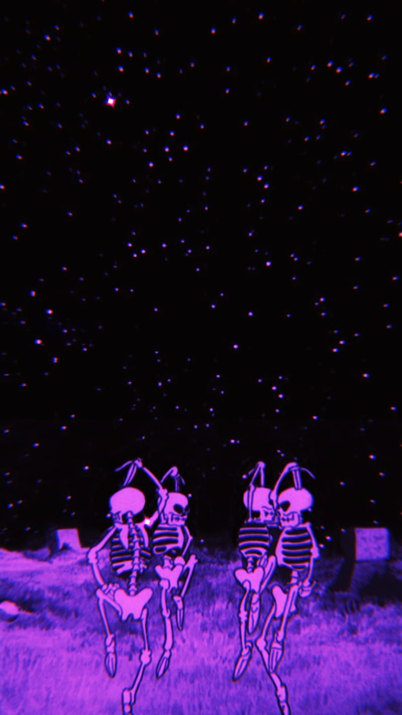 Purple Skeleton Wallpapers - Top Free Purple Skeleton Backgrounds ...