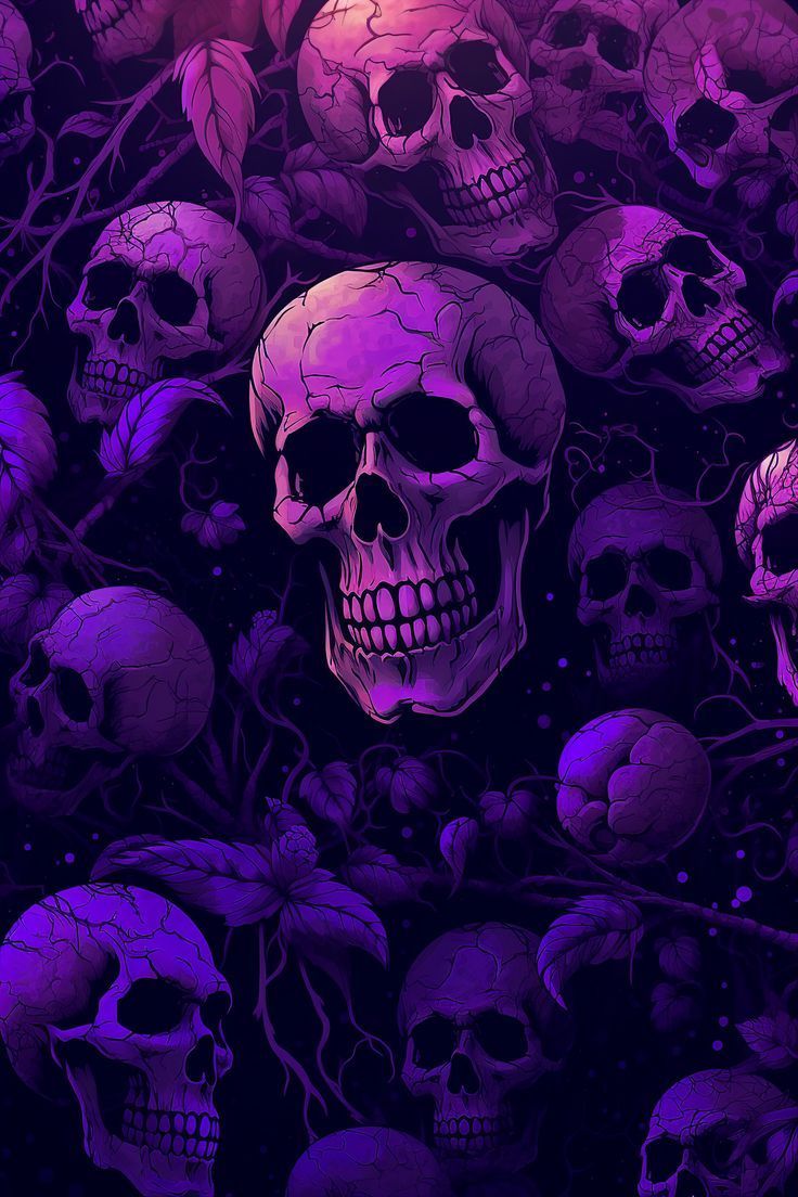 Purple Skeleton Wallpapers - Top Free Purple Skeleton Backgrounds ...